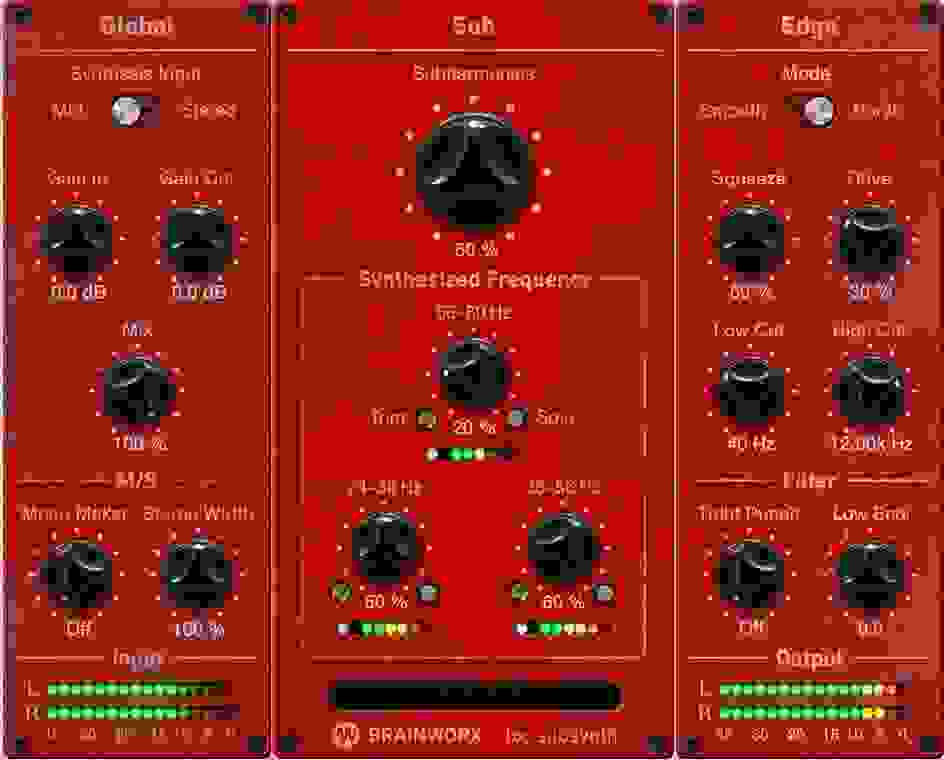 Brainworx bx_subsynth Bass Synth Plug-in | Sweetwater