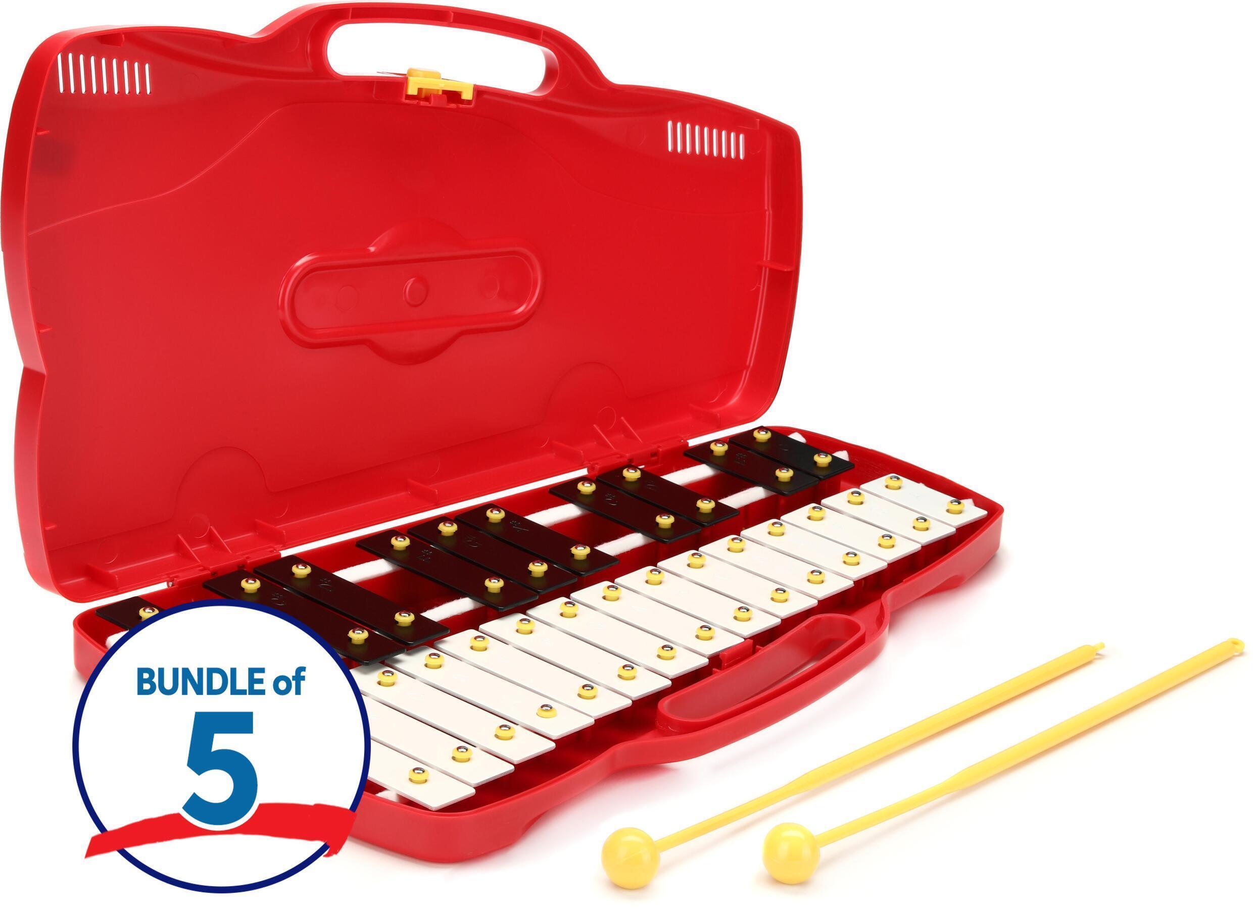 Rhythm Band 25-note Beginner Chromatic Bell Set (5 Pack) | Sweetwater