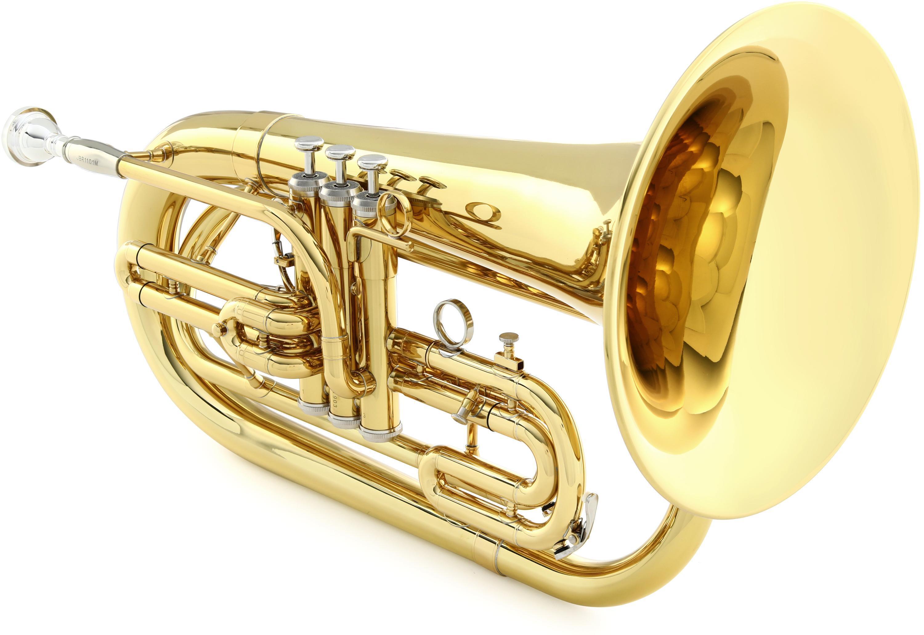 Jupiter JBR1101M Quantum MK II Professional Marching Baritone - Clear ...