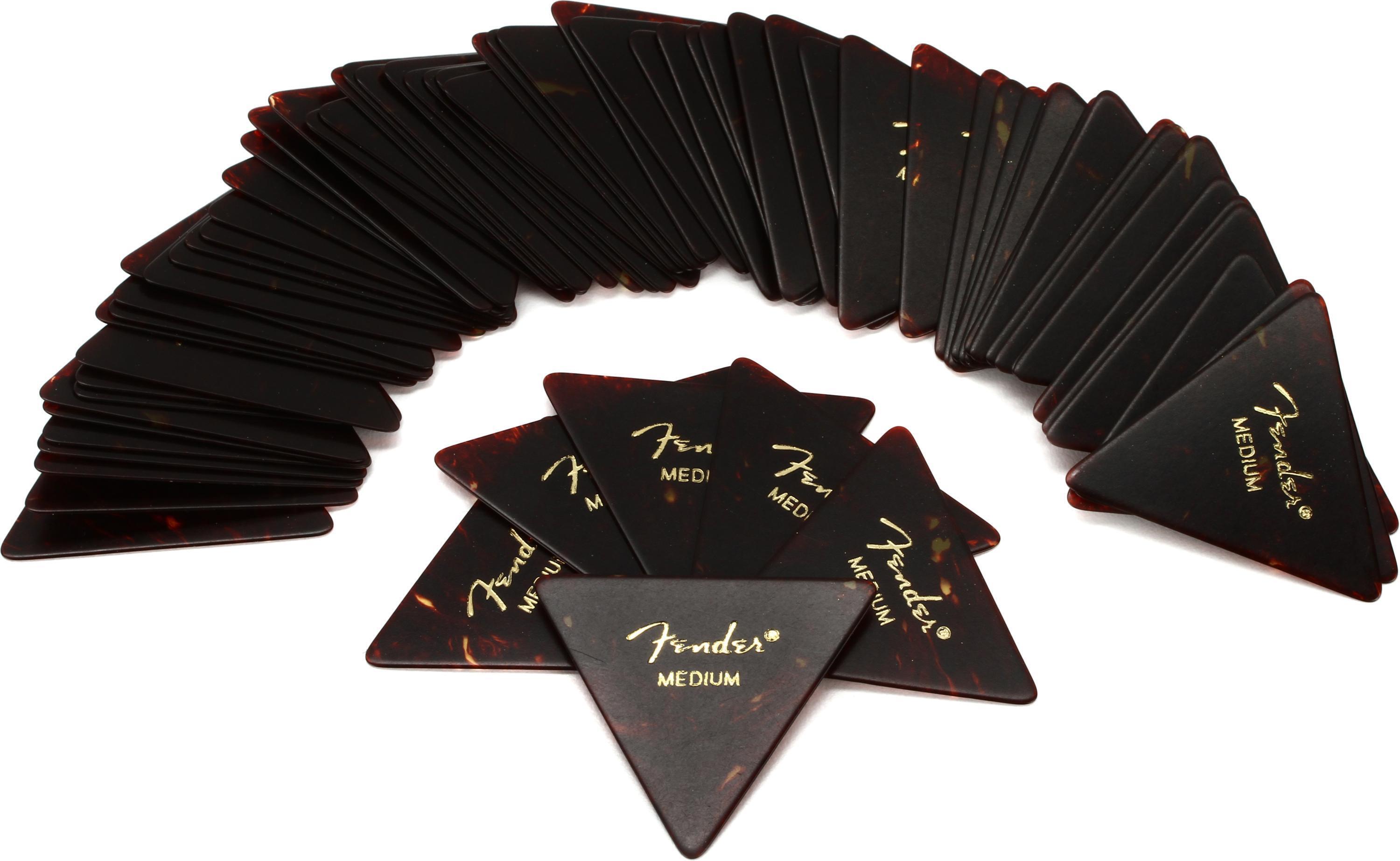 Fender 355 Shape Triangle Pick 72-Pack - Medium | Sweetwater