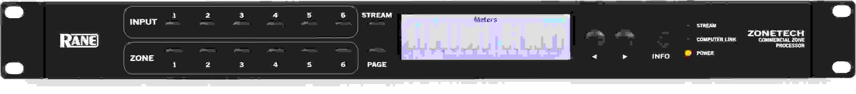 Rane Zonetech 6x6 Standalone Commercial Processor | Sweetwater