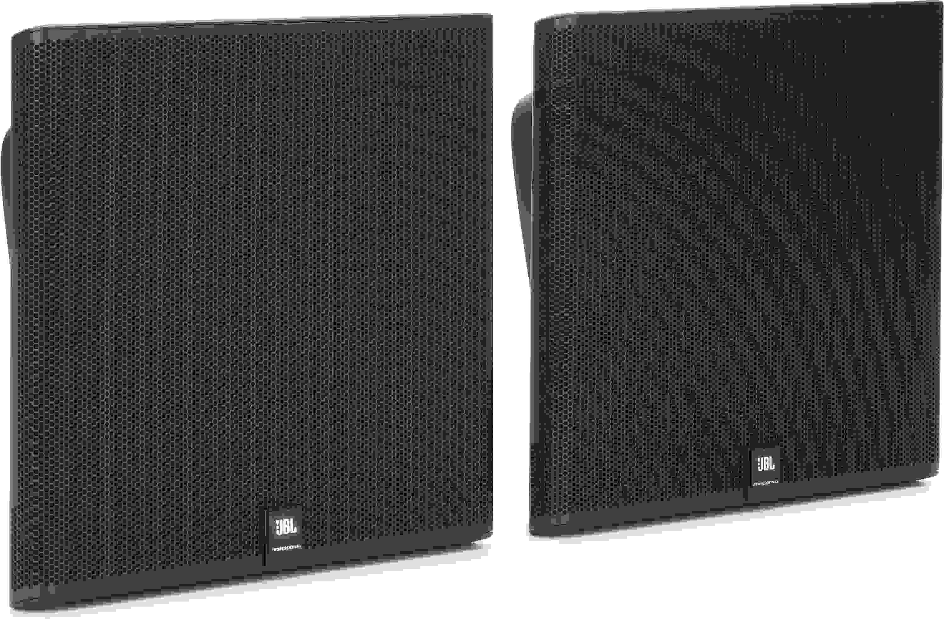JBL SLP14/T Low-profile On-wall Speaker - Black (Pair) | Sweetwater
