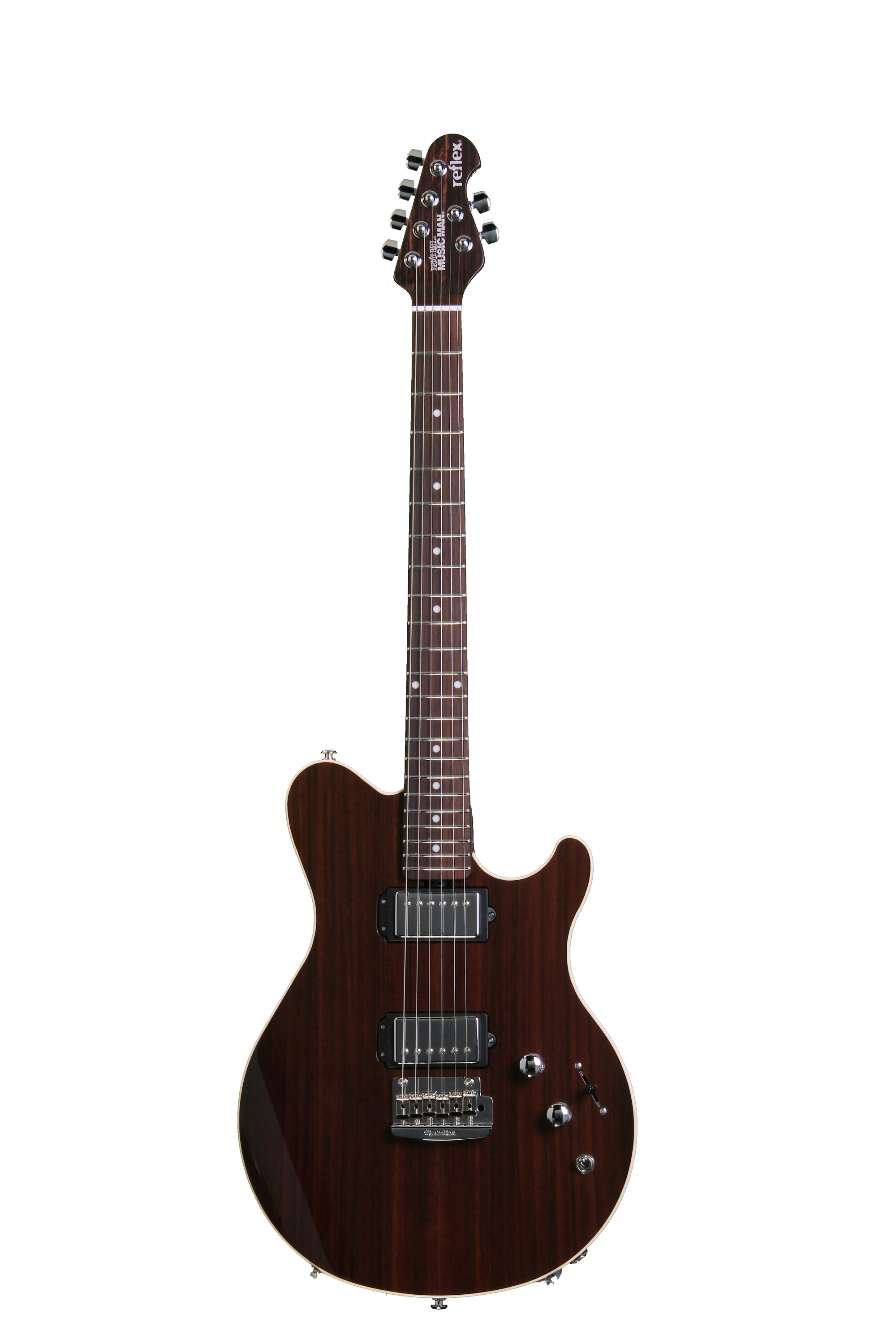 Ernie Ball Music Man Reflex HH - Rosewood top, All Rosewood Neck ...