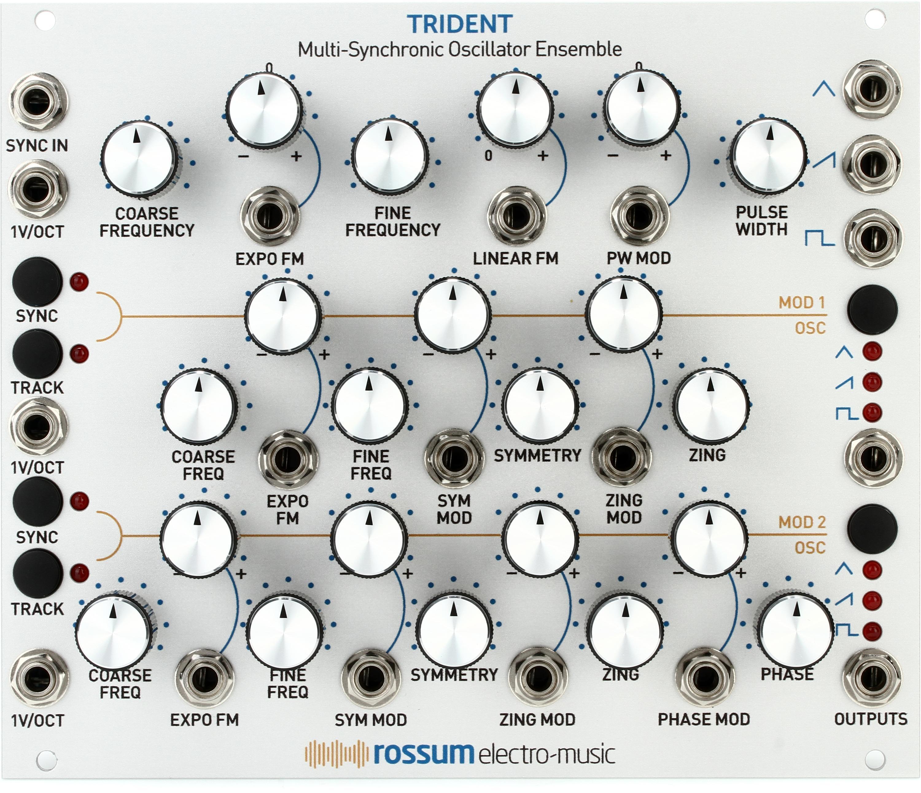 Rossum Electro-Music Trident Eurorack Multi-Synchronic Oscillator ...