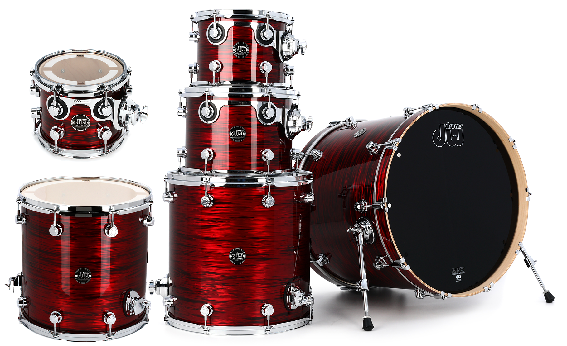 DW Performance Series 6-piece Shell Pack with 22-inch Bass Drum ...