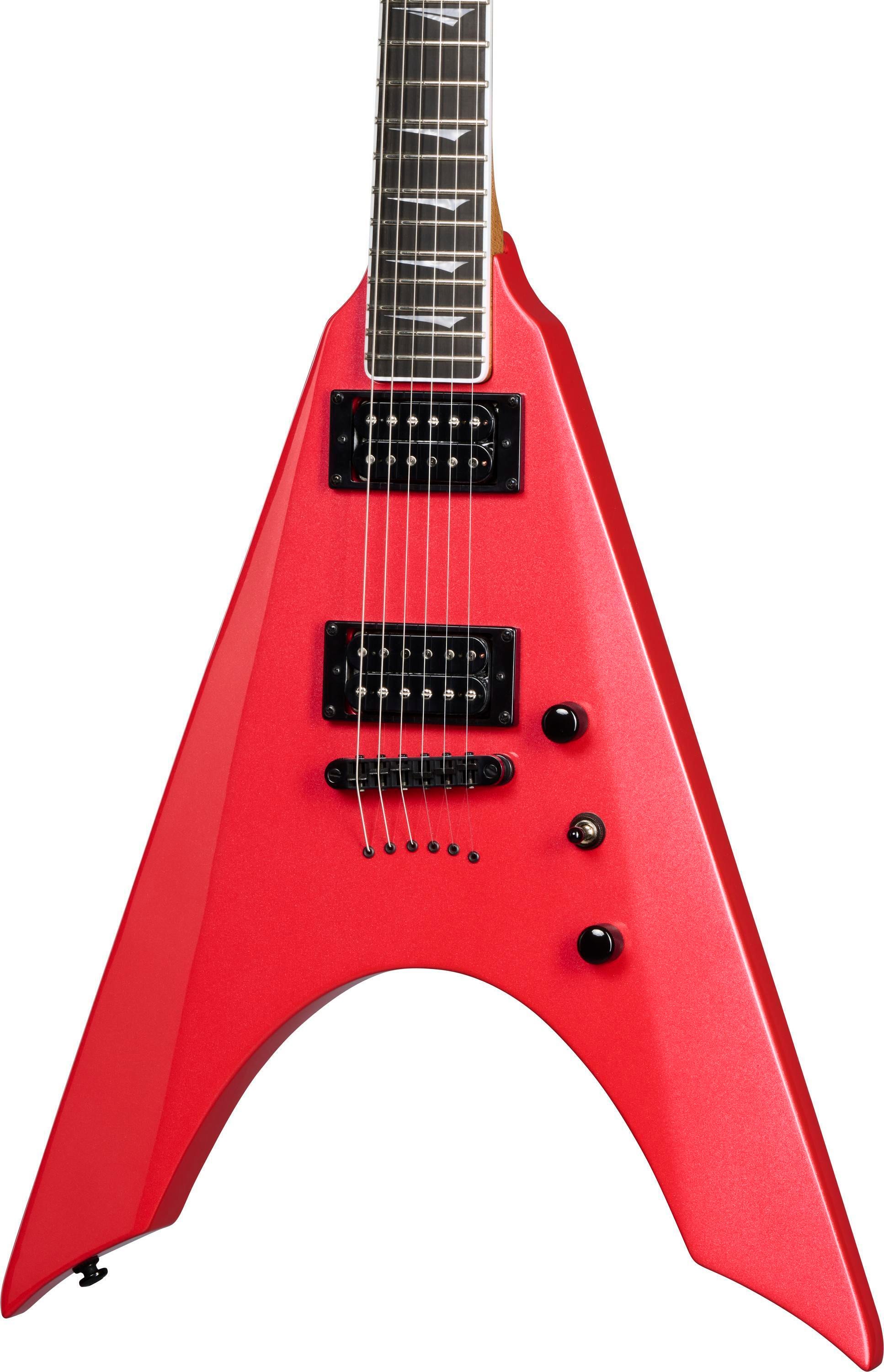 Kramer Nite-V Electric Guitar - Crimson Red Metallic | Sweetwater