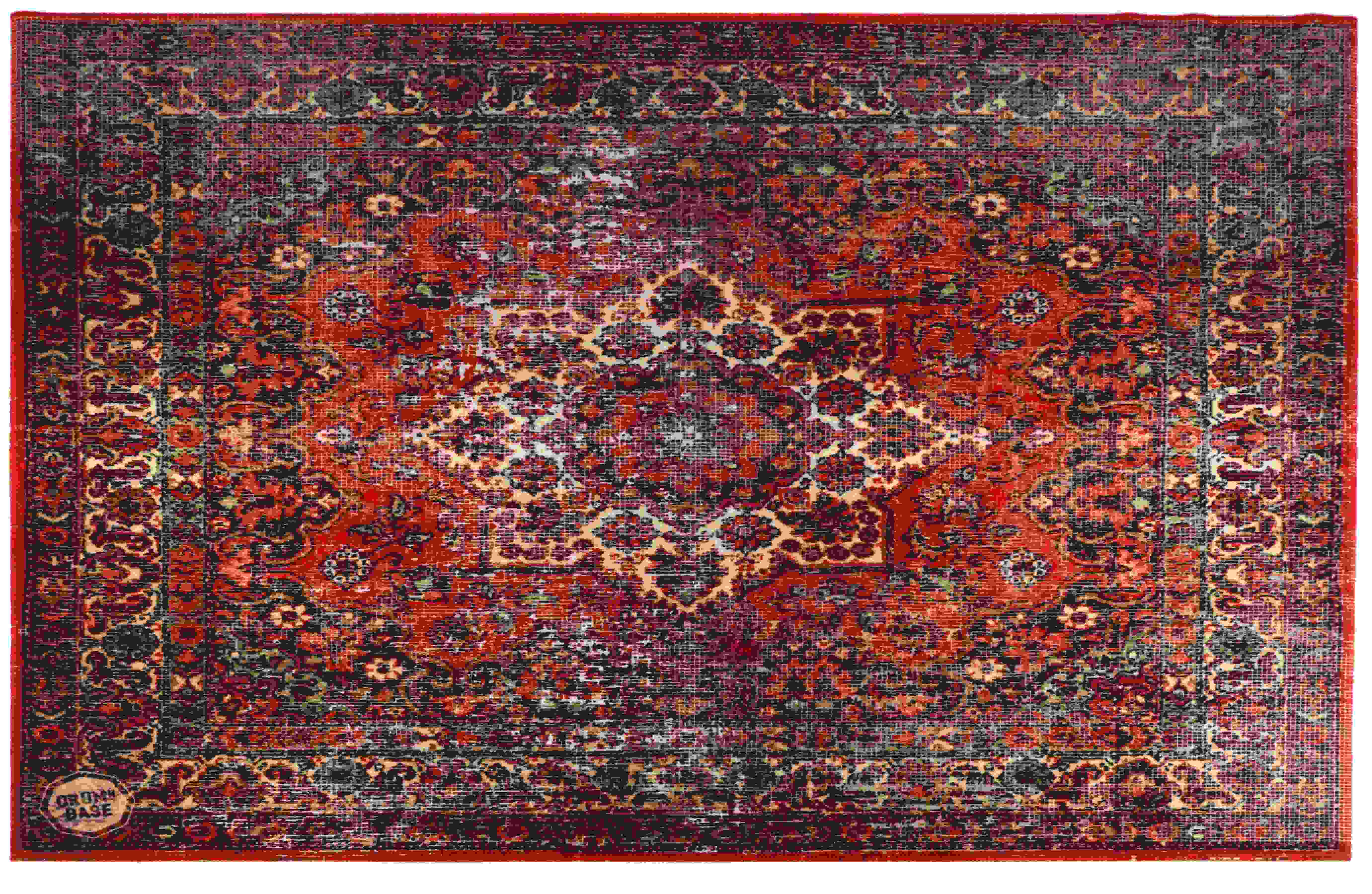Drum N Base Vintage Persian-style Stage Rug - Original Red | Sweetwater