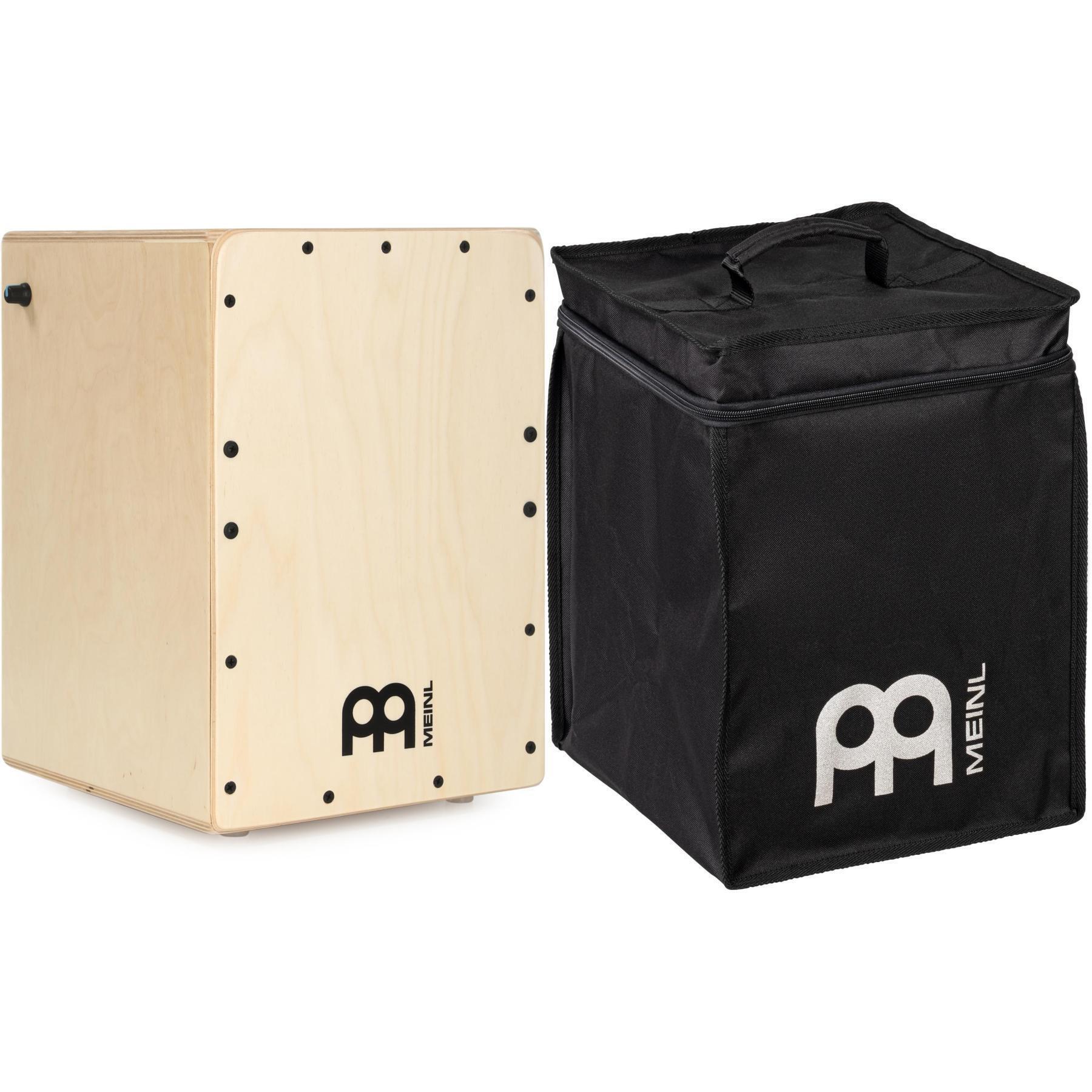 Meinl Percussion Pickup Jam Cajon with Gig Bag - Natural | Sweetwater