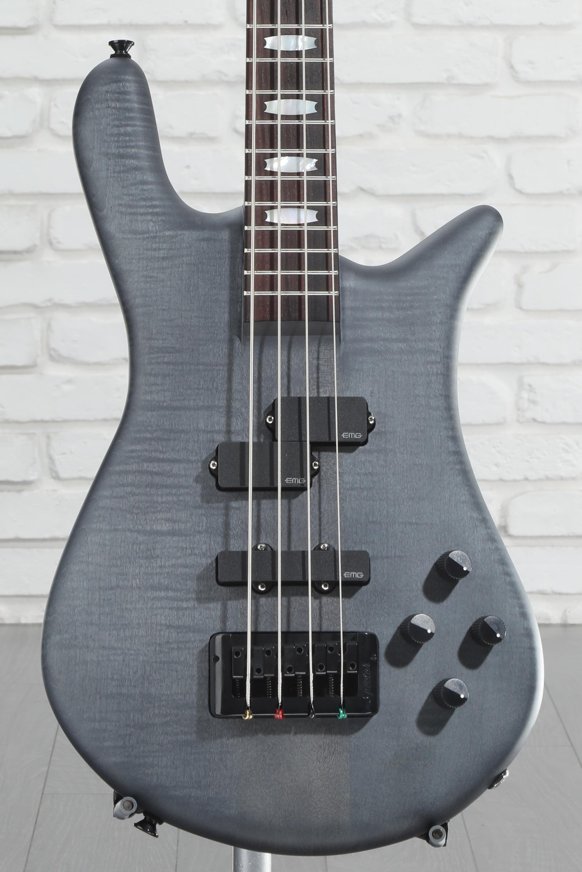 Spector Euro 4 Lx Electric Bass Guitar Black Stain Sweetwater