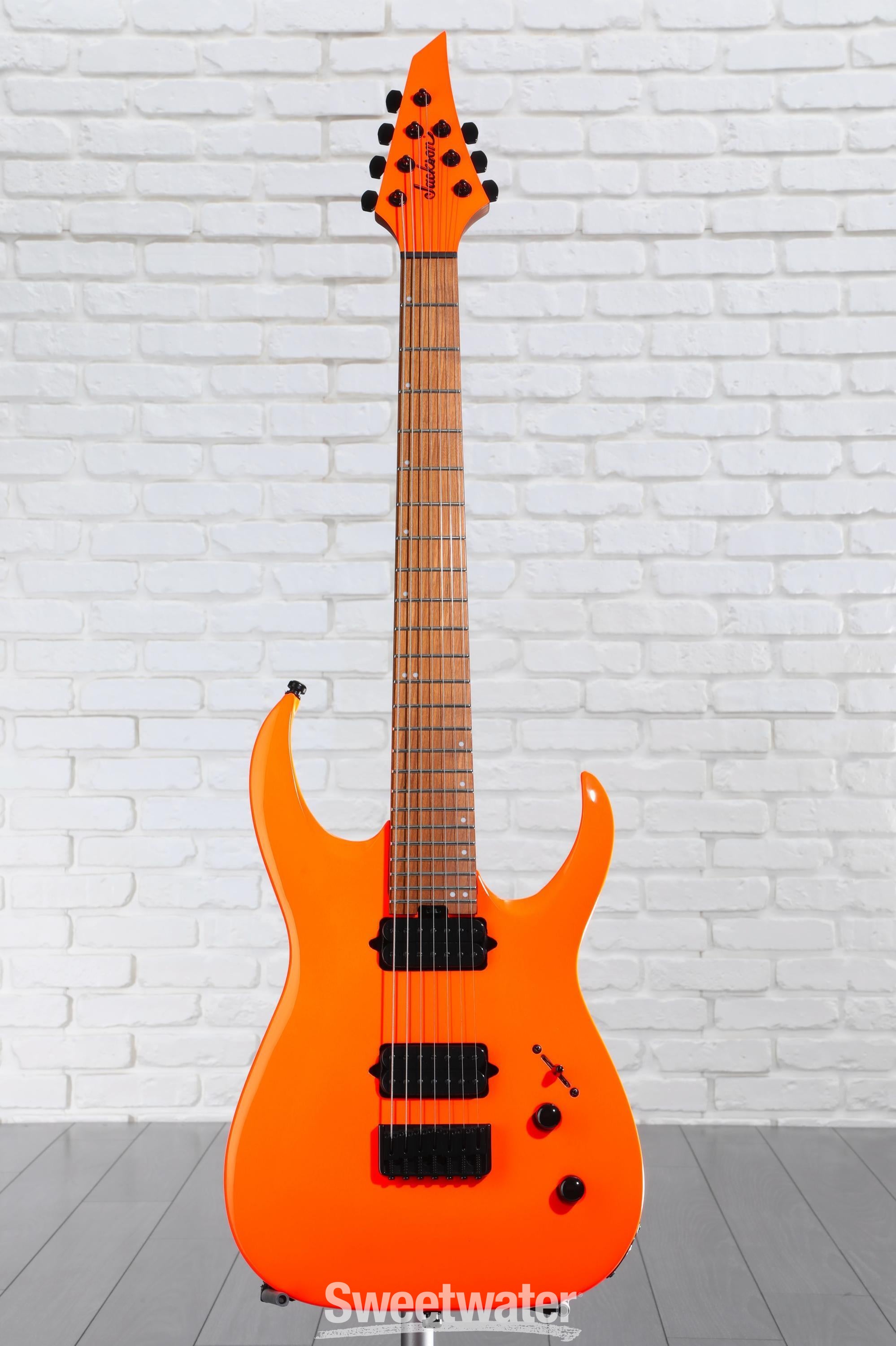 Jackson Pro Series Signature Misha Mansoor Juggernaut HT7 - Neon Orange ...