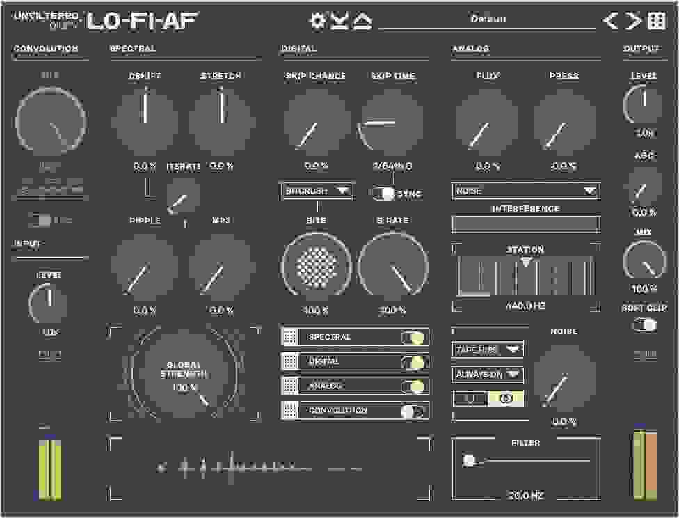 Unfiltered Audio LO-FI-AF Plug-in | Sweetwater