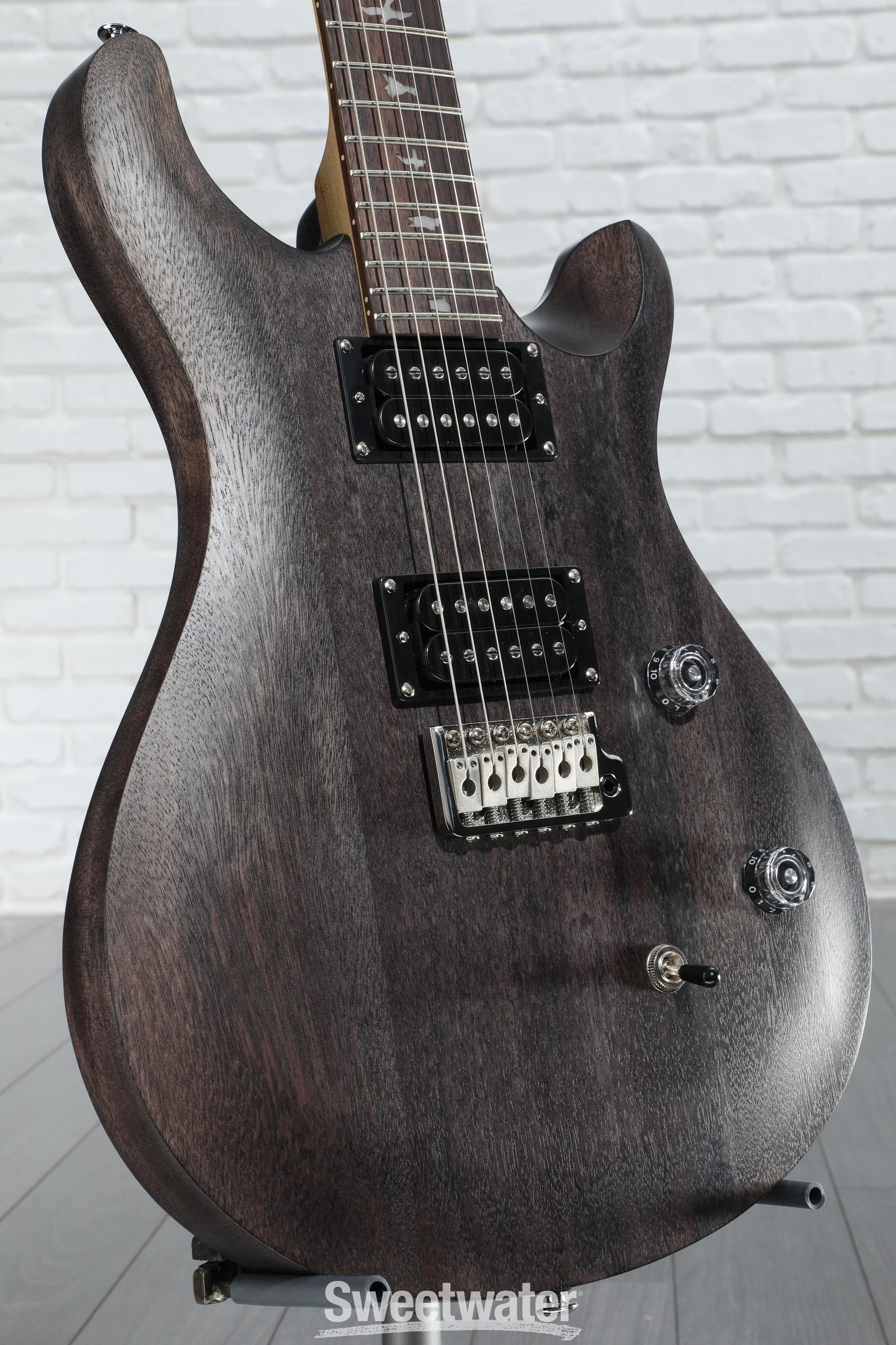 PRS SE CE 24 Standard Satin Electric Guitar - Charcoal Satin | Sweetwater