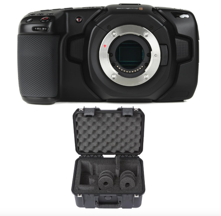 Blackmagic Design Pocket Cinema Camera 4K (Body Only) with SKB Case ...