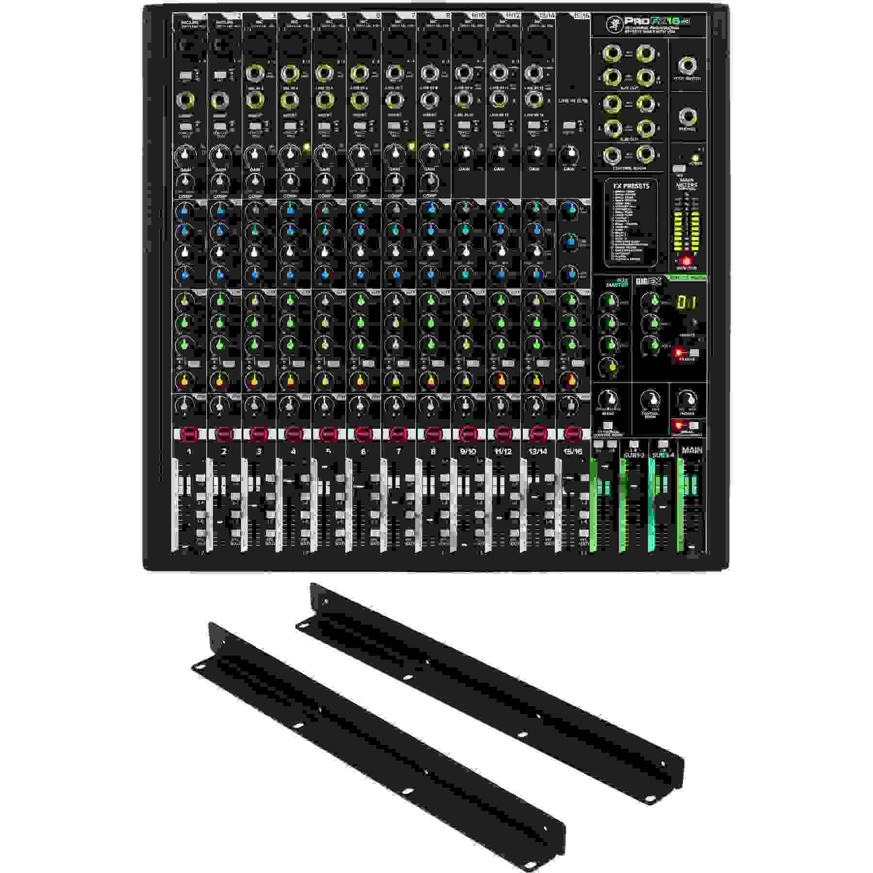 Mackie ProFX16v3 16-channel Mixer with Rackmount Kit | Sweetwater