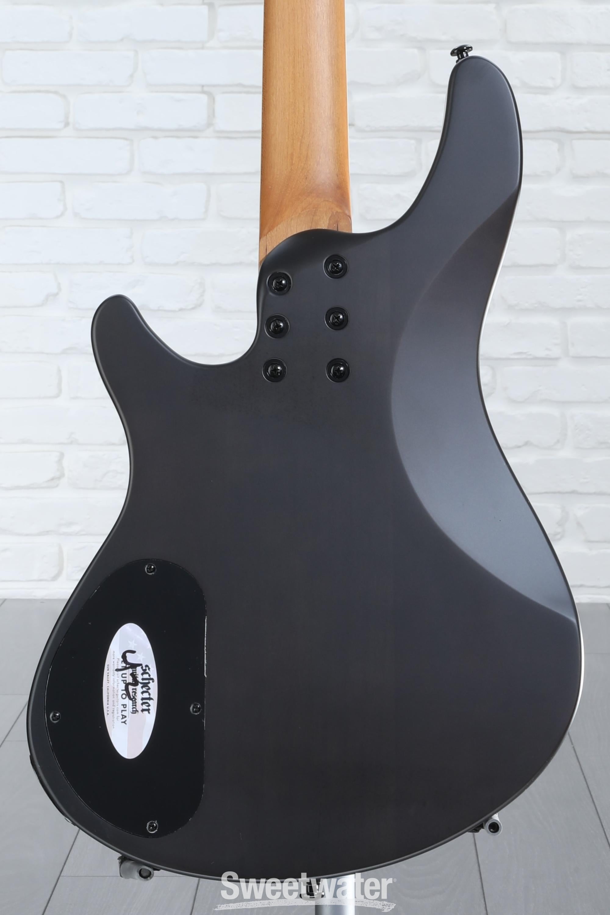 Schecter C-4 Standard Electric Bass - Charcoal Satin | Sweetwater