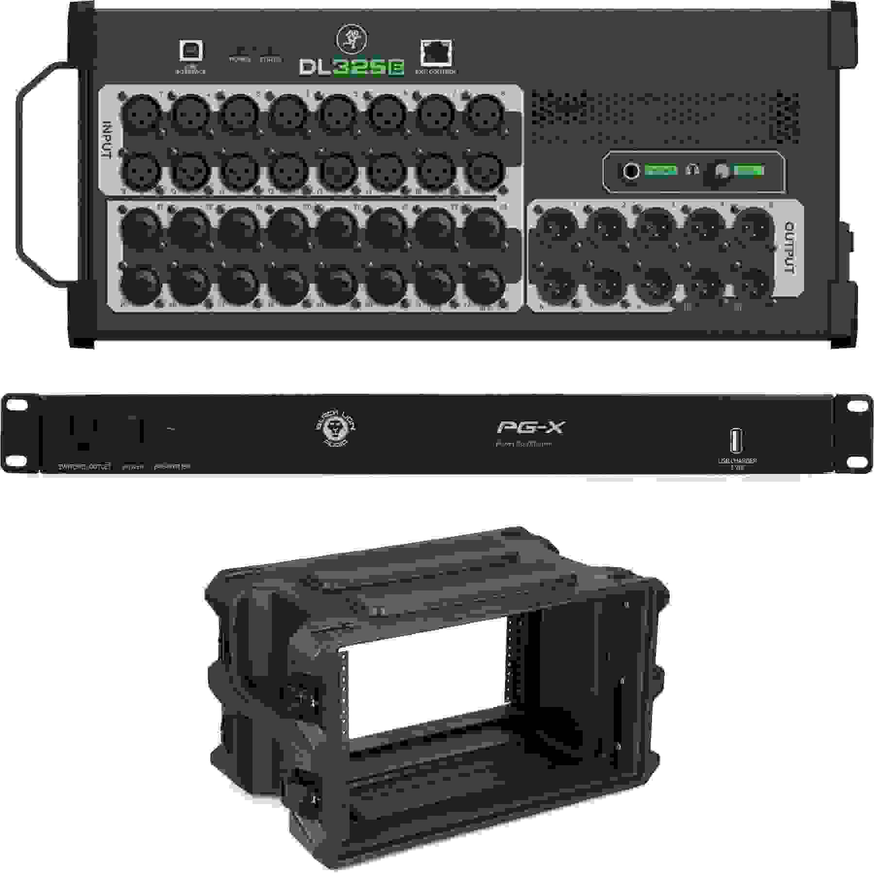 Mackie DL32SE 32-channel Rackmount Digital Mixer Rack Case Bundle ...