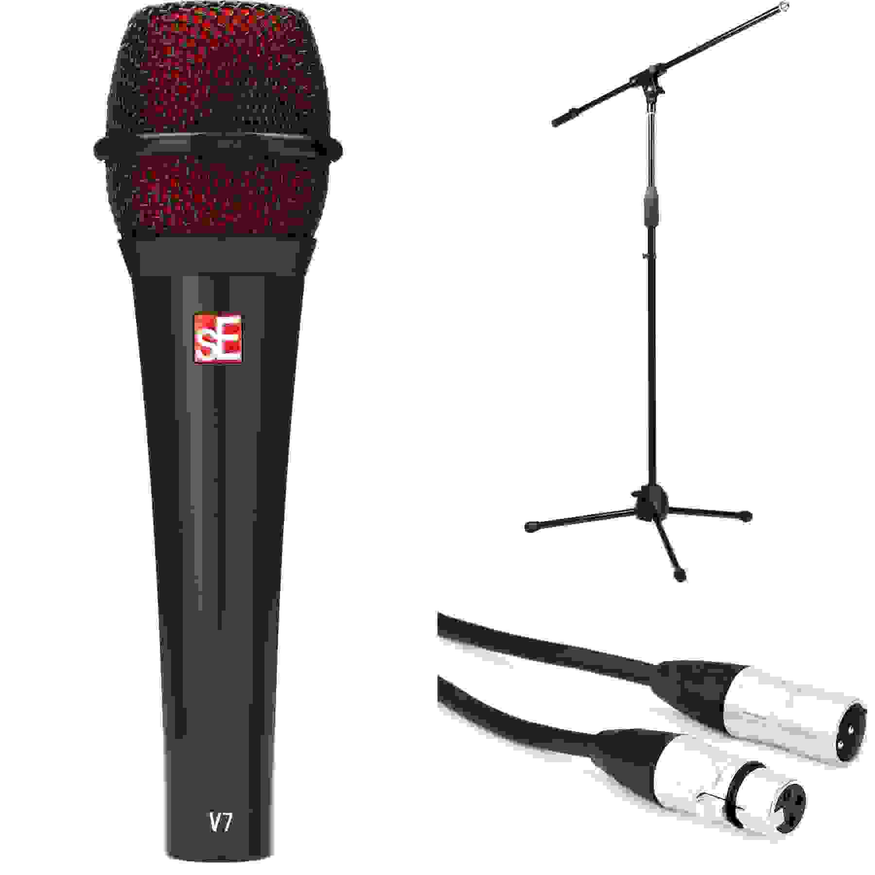 sE Electronics V7 Supercardioid Dynamic Handheld Vocal Microphone ...