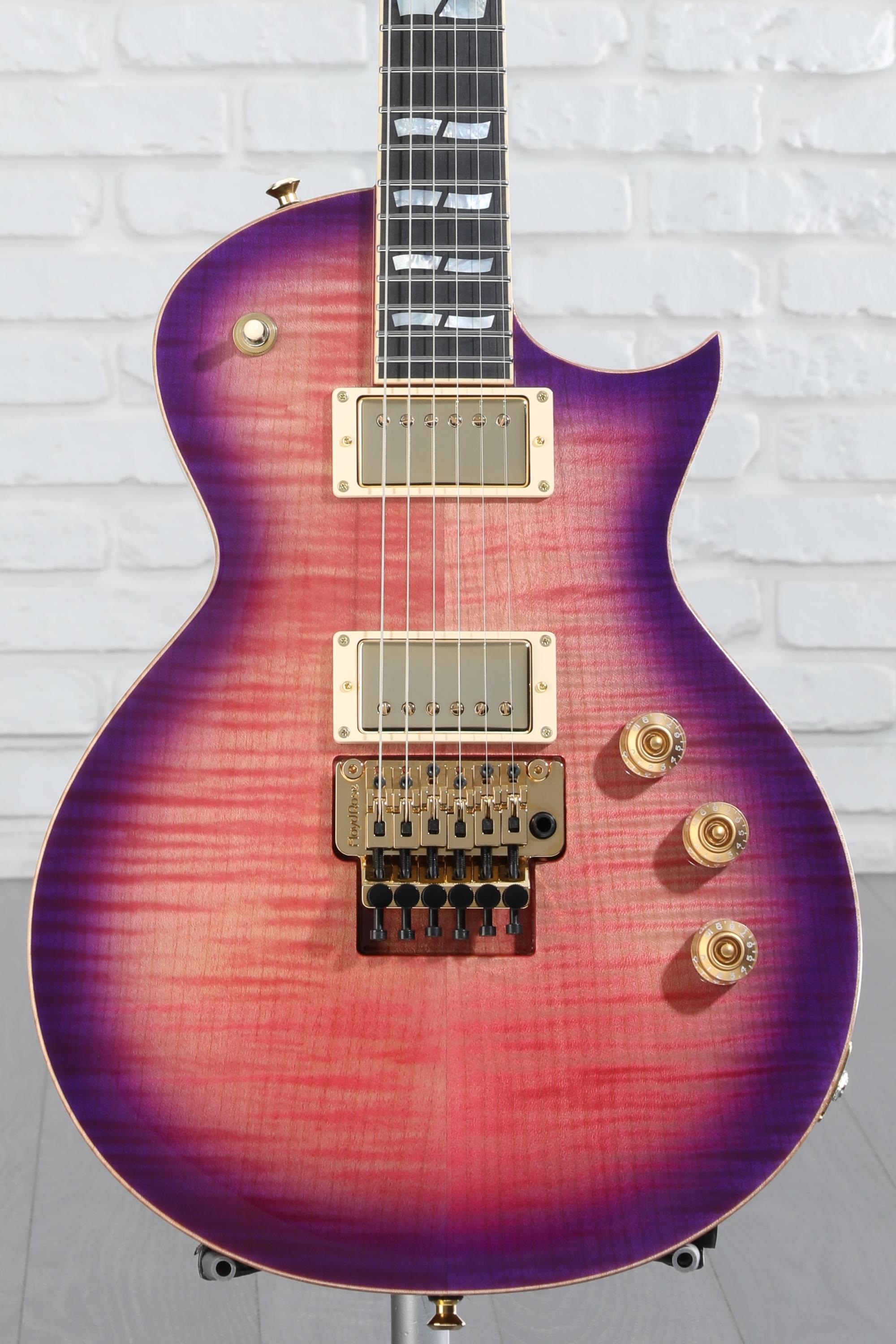 ESP USA Eclipse Floyd Rose Electric Guitar - Cranberry Sunburst ...