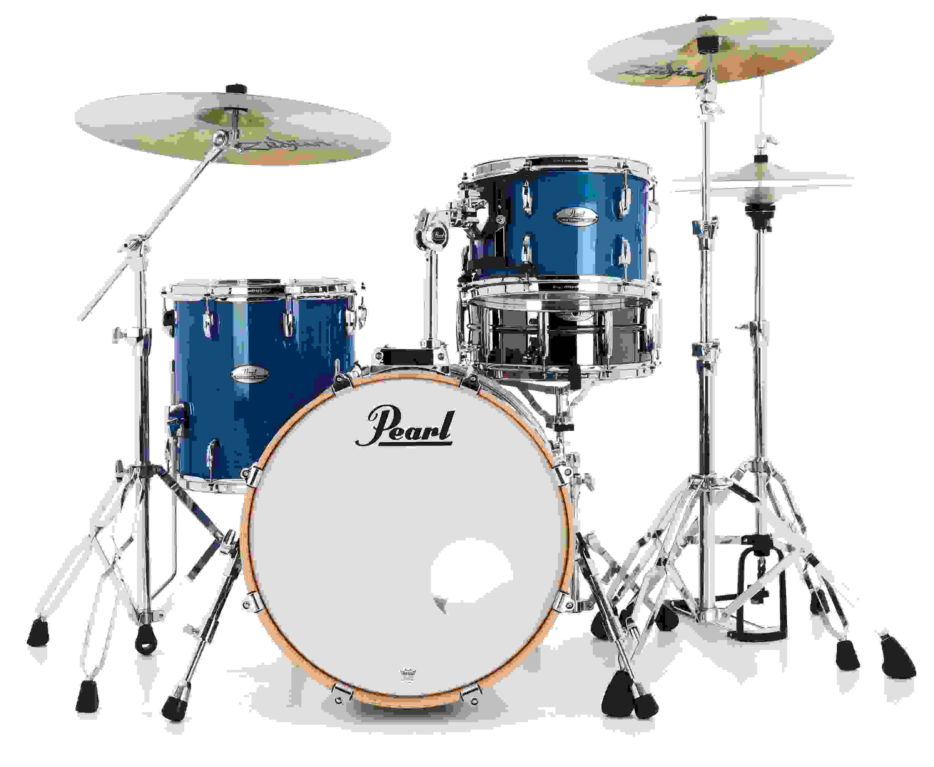 Pearl Professional Maple 3-piece Shell Pack - Sheer Blue | Sweetwater