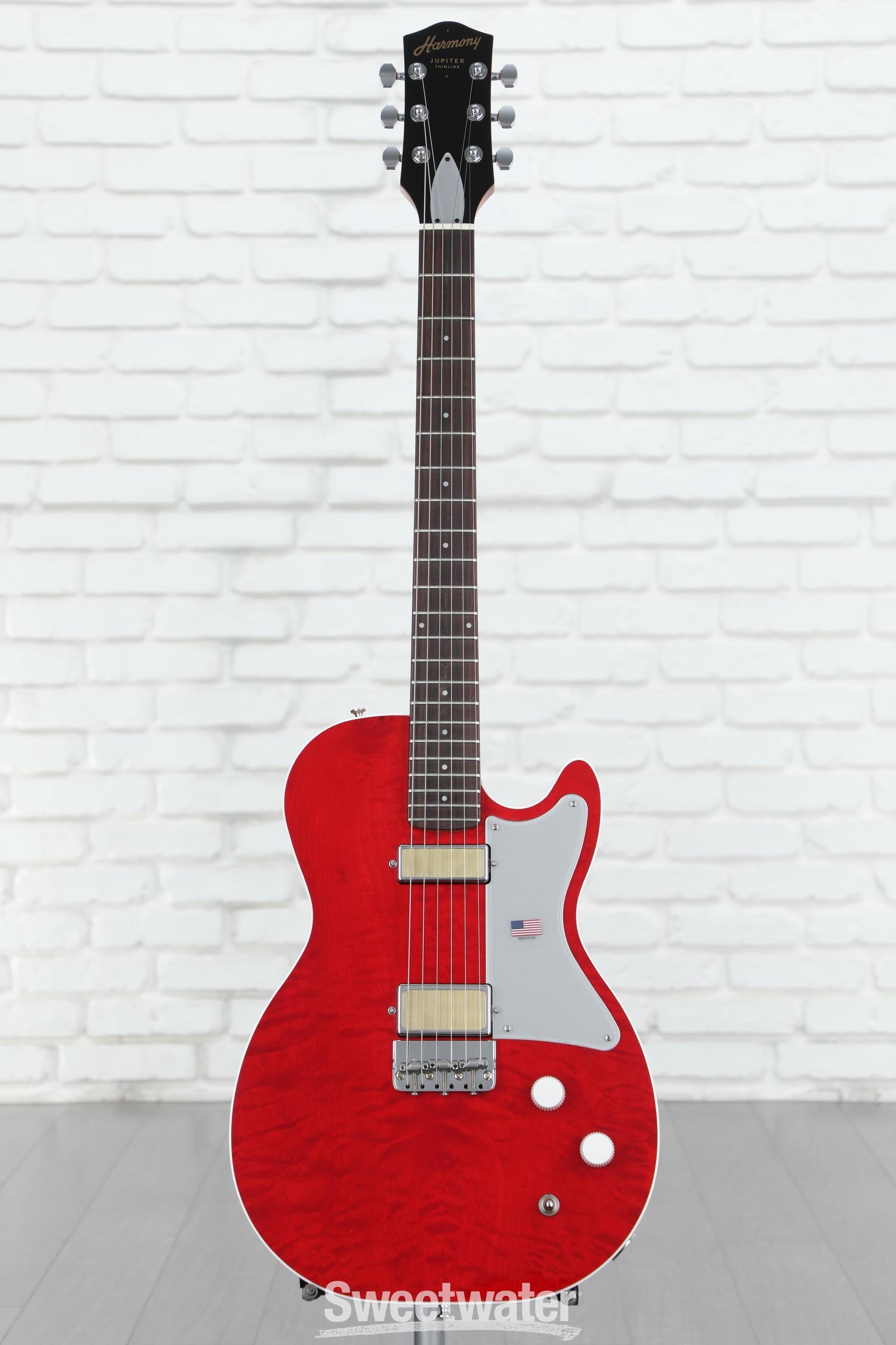 Harmony Factory Special Jupiter Thinline Quilted Semi-hollowbody ...