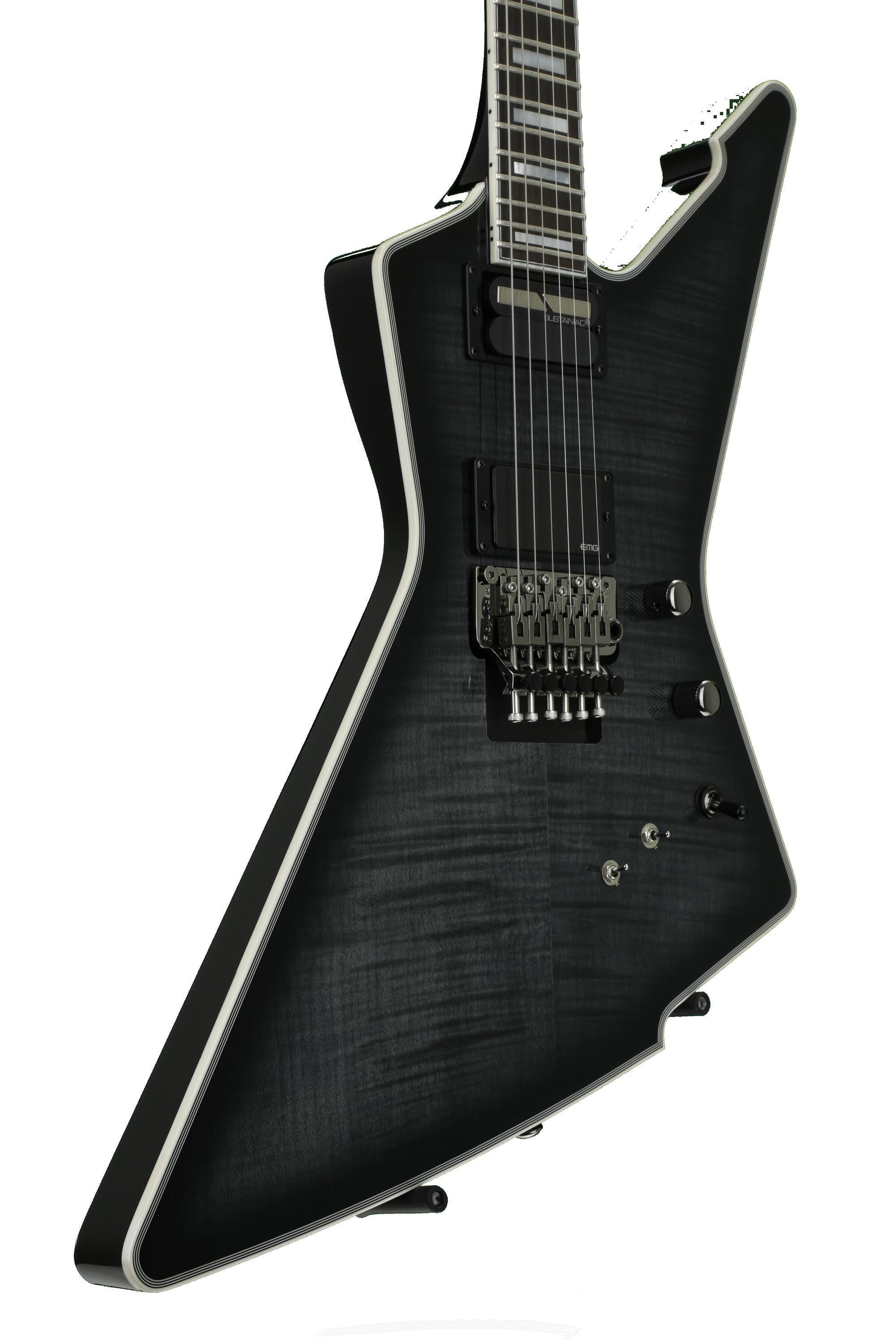 Schecter ER-1 Jake Pitts Signature Electric Guitar - Trans Black ...