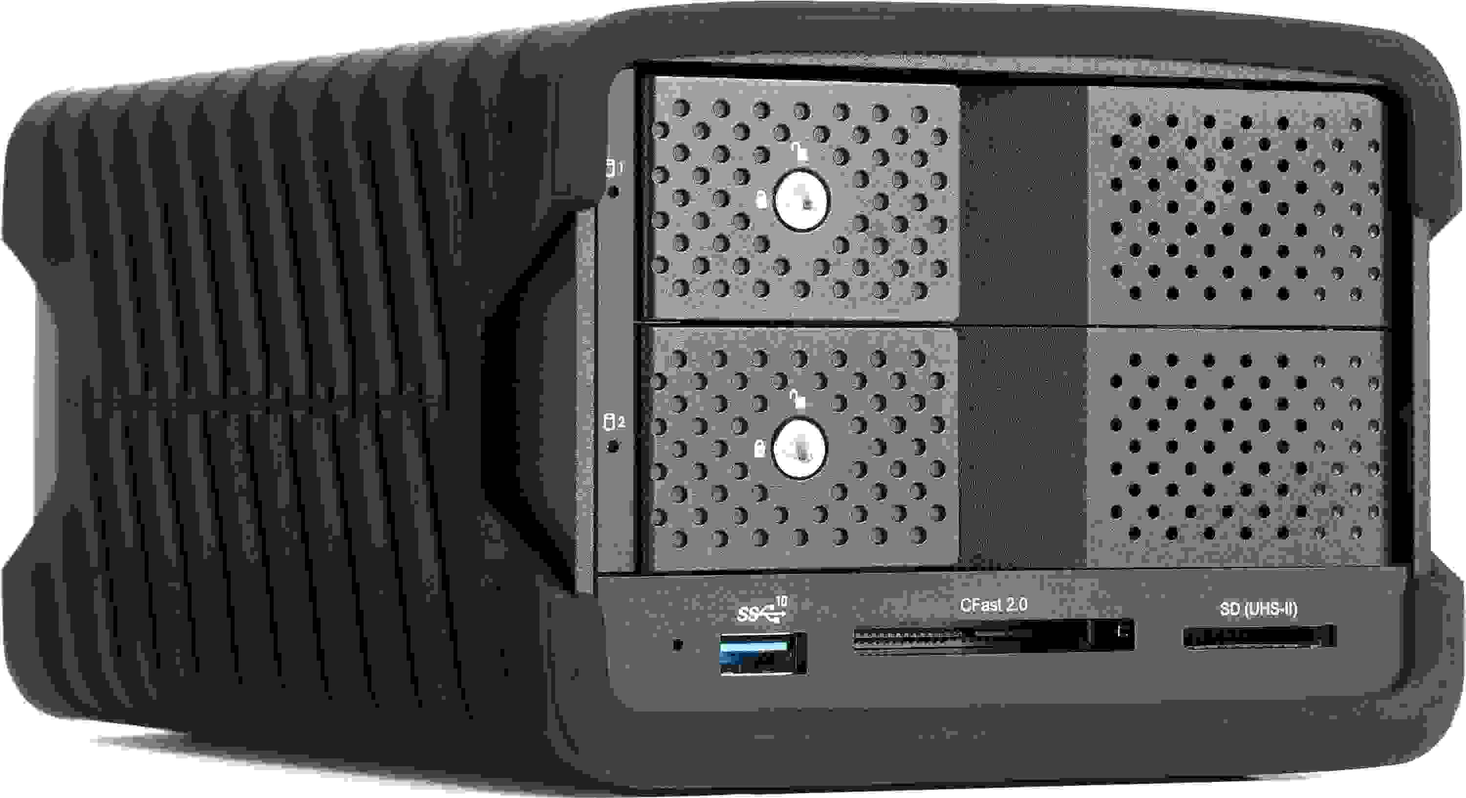 Glyph Blackbox Pro RAID 24TB USB-C Desktop Hard Drive with Hub - Black ...