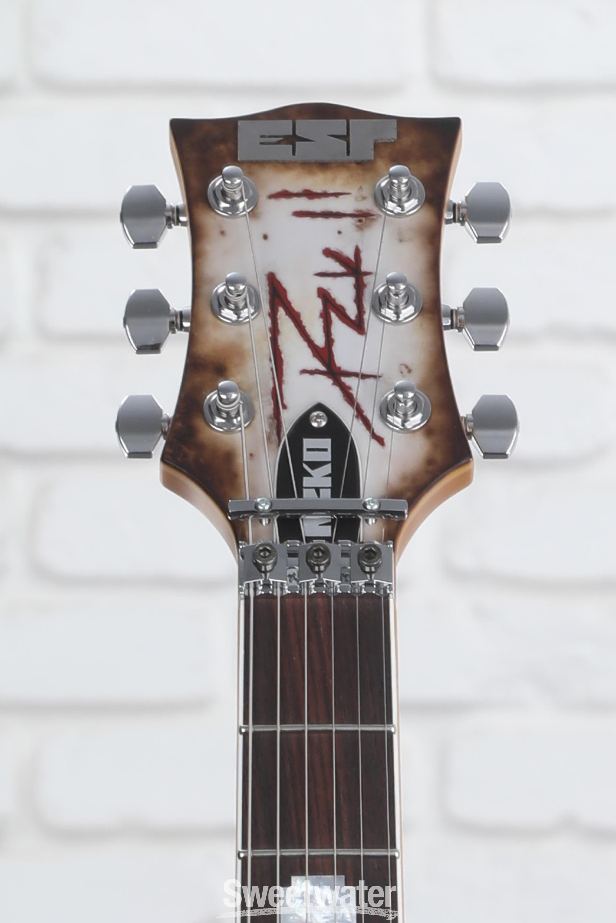 ESP RZK-II Burnt Richard Z Kruspe Signature Electric Guitar ...