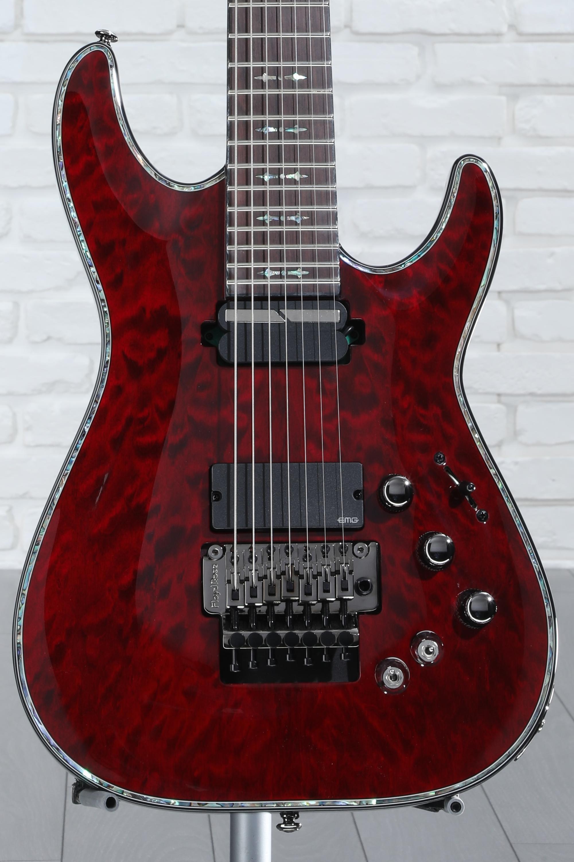 Schecter Hellraiser C-7 FR-S Electric Guitar - Black Cherry | Sweetwater