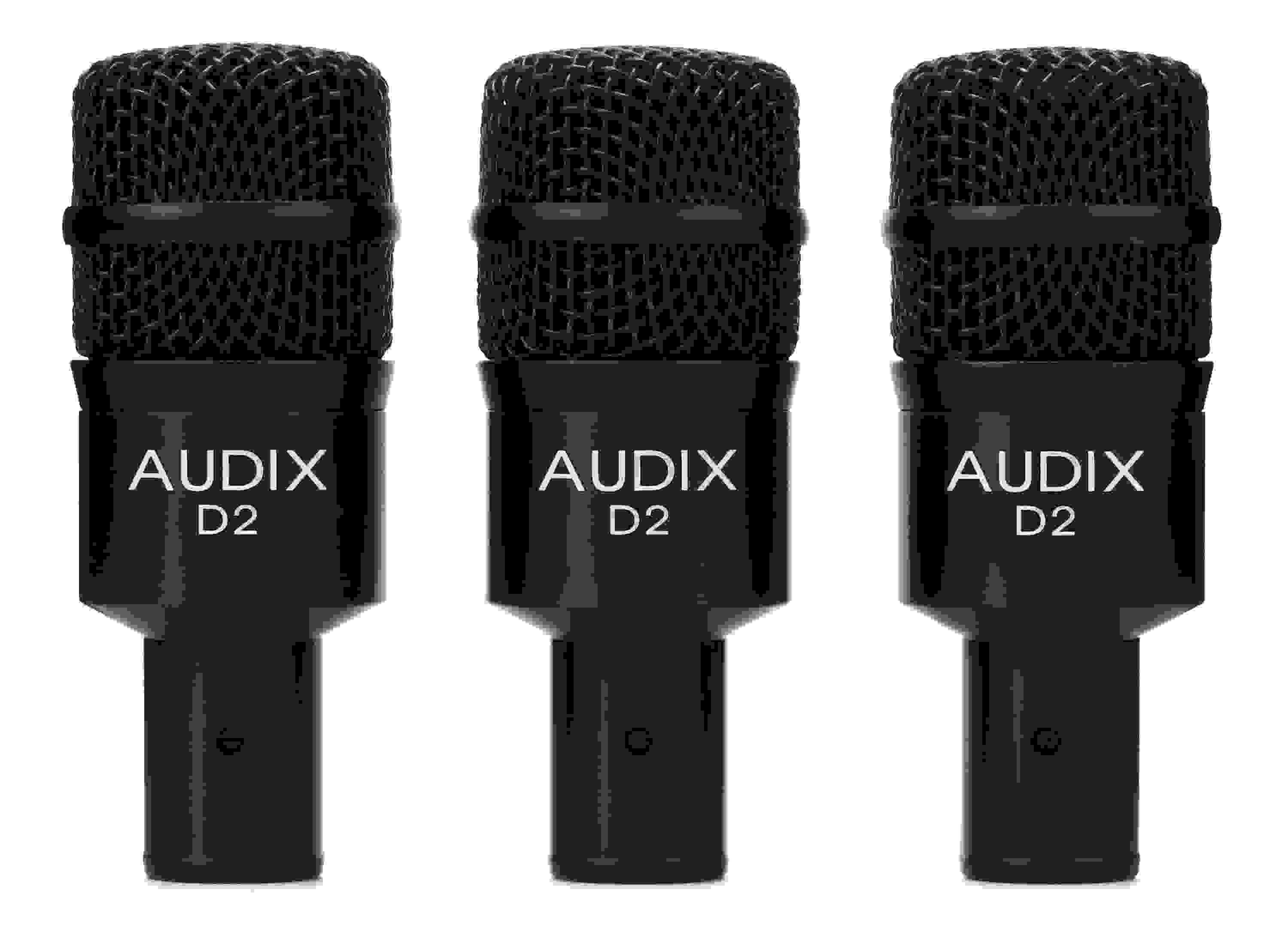 Audix D2 Trio Dynamic Instrument Microphone 3-pack | Sweetwater
