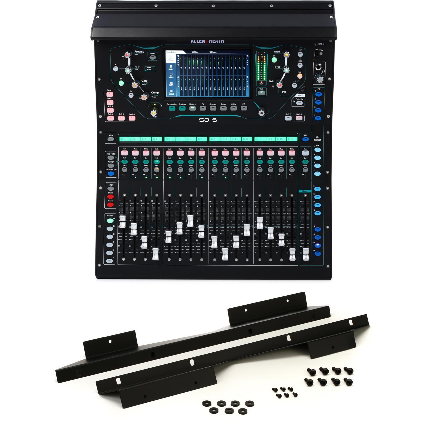 Allen & Heath SQ-5 48-channel Digital Mixer with Rackmount Kit | Sweetwater