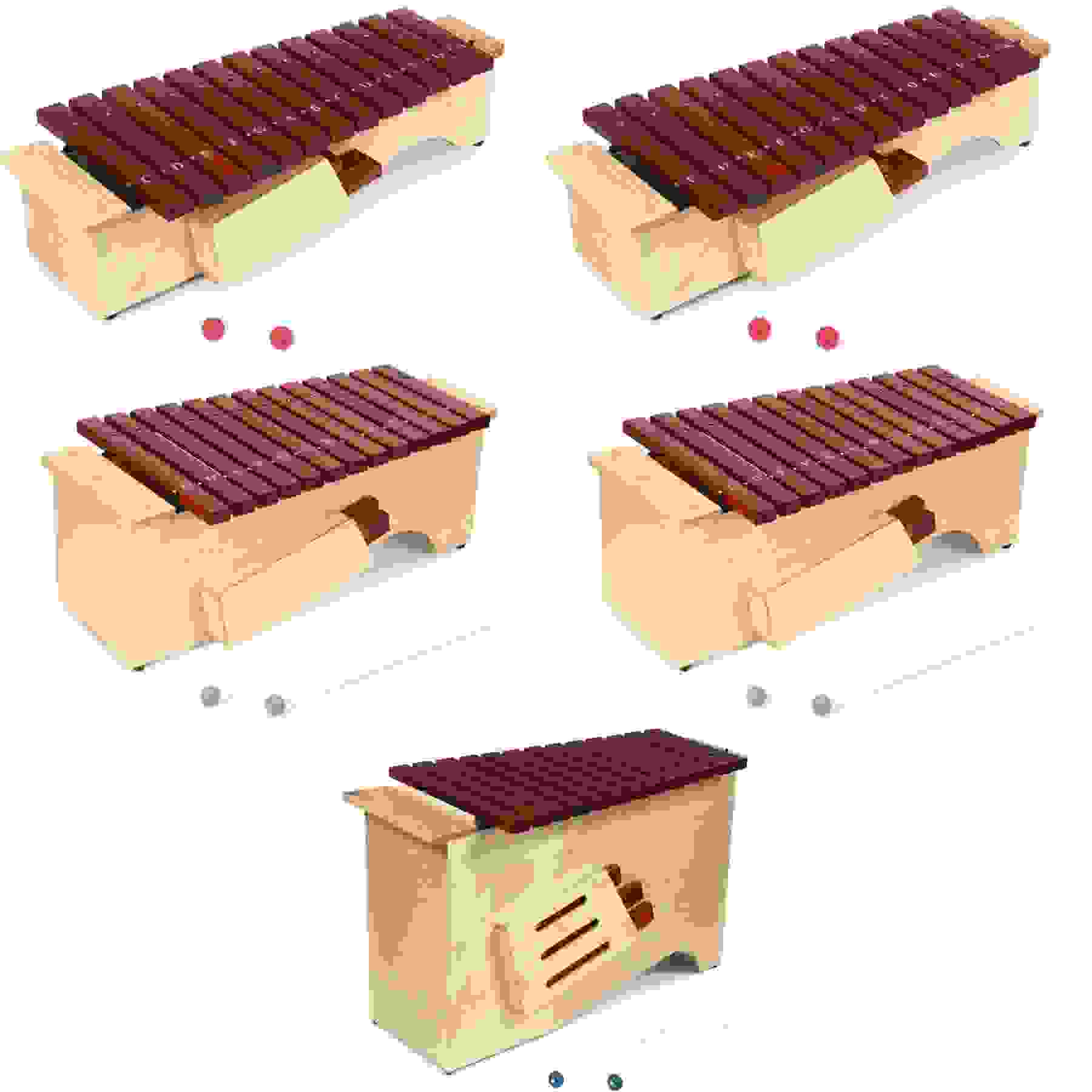 Rhythm Band RBI Orff Xylophone 5 Piece Bundle | Sweetwater