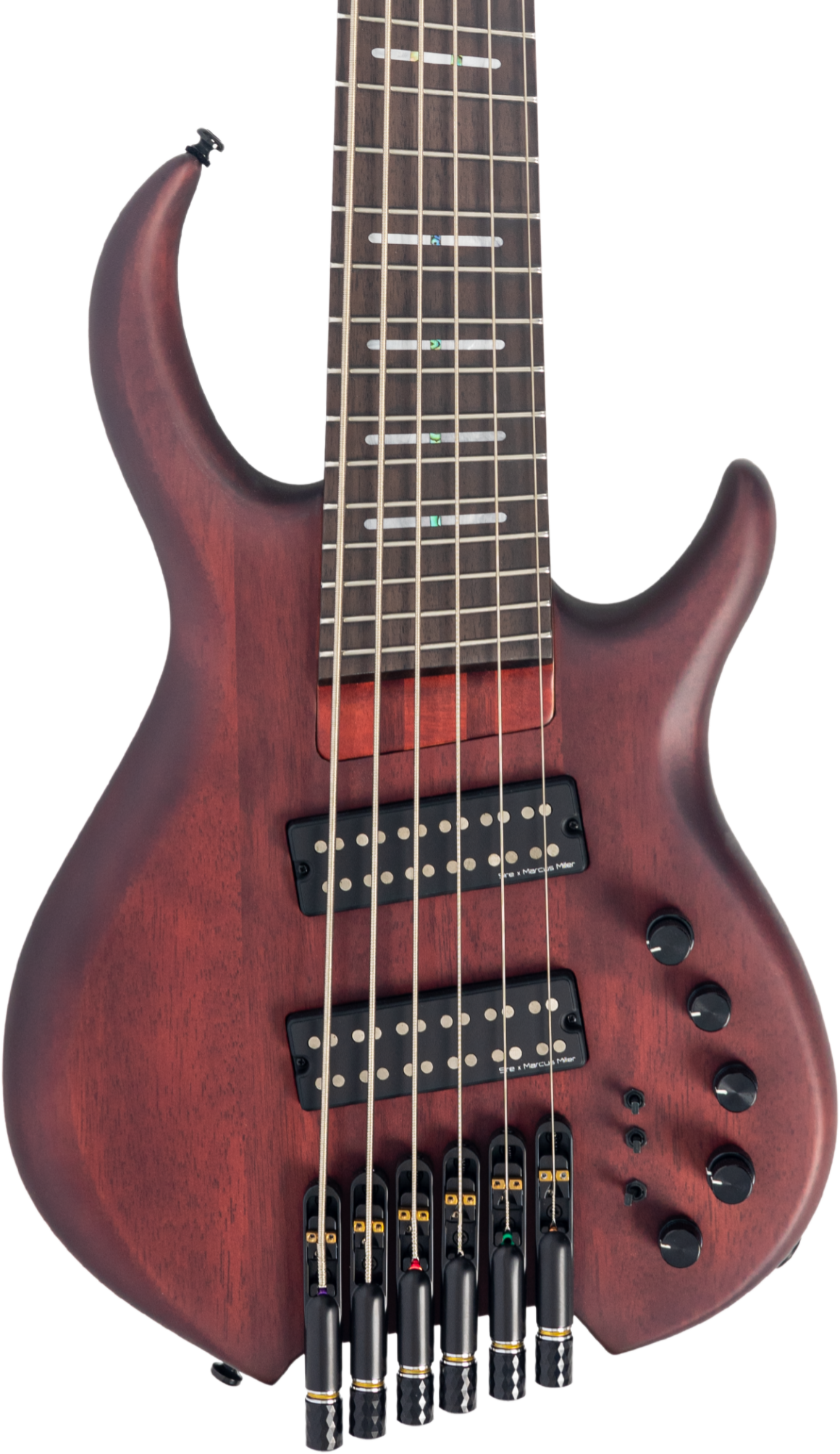 Sire Marcus Miller M6 6-string Headless Bass Guitar - Mahogany Satin | Sweetwater