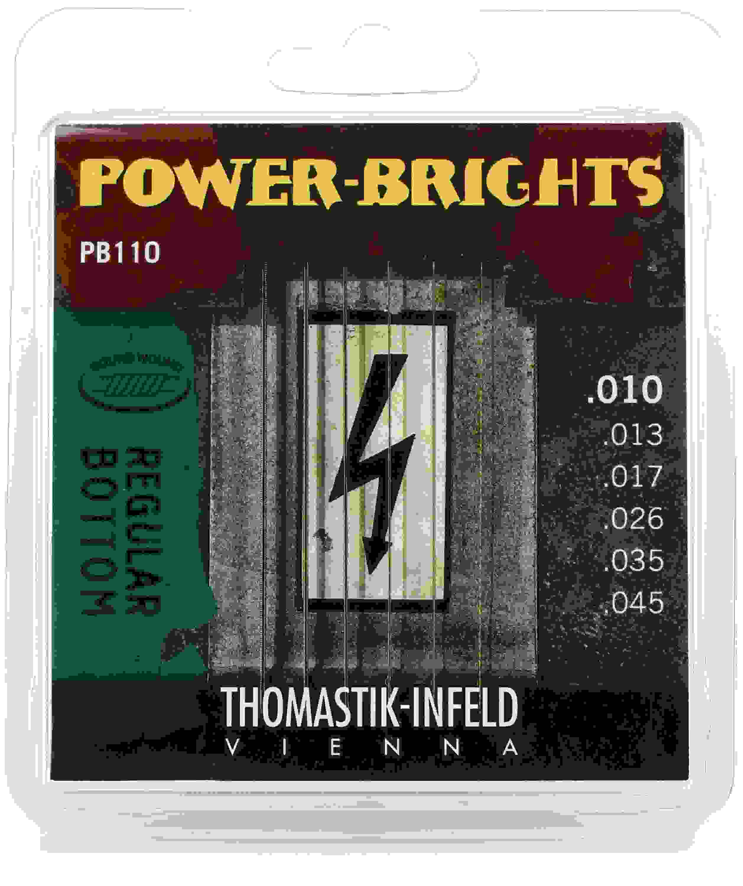 Thomastik-Infeld PB110 Power-Brights Electric Guitar Strings - .010 ...