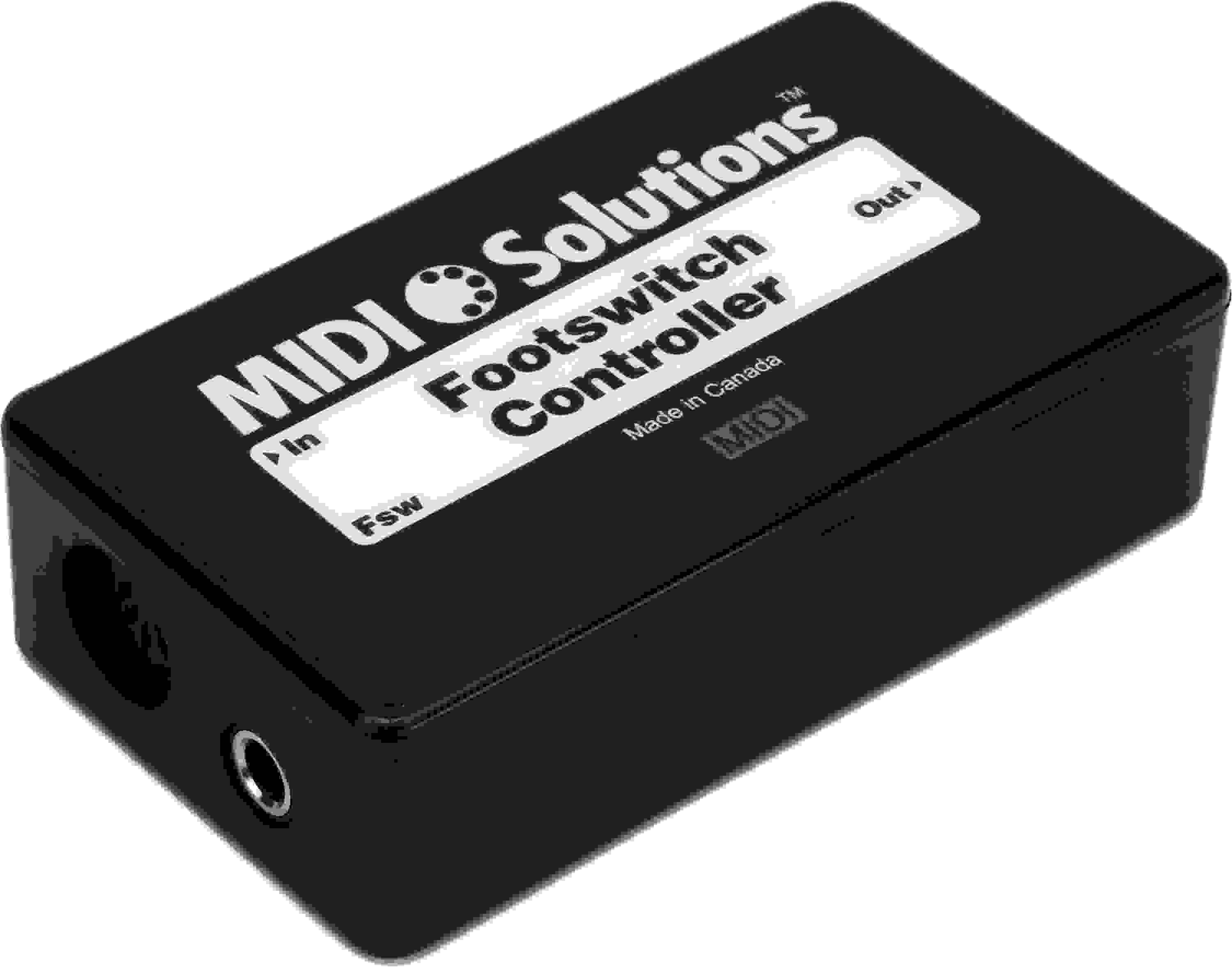 Midi Solutions Footswitch Controller Programmable Midi Interface
