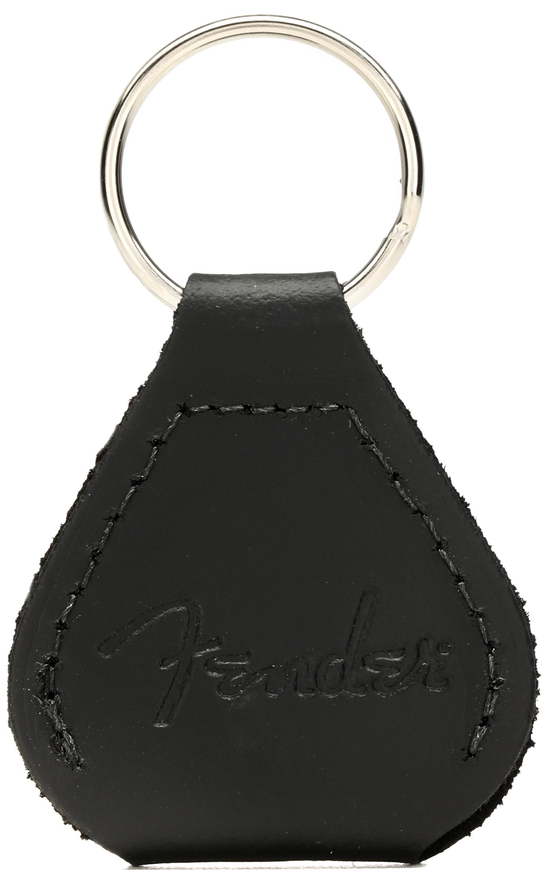 Fender Leather Pick Holder Keychain | Sweetwater