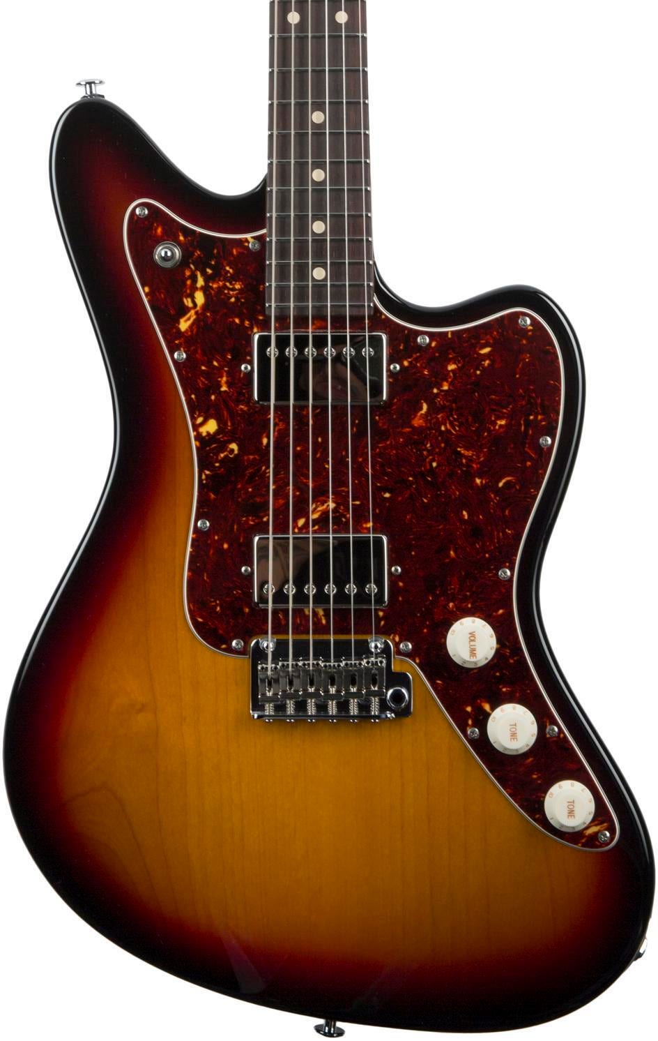Suhr Classic JM HH Electric Guitar with Tremolo - 3-tone Burst | Sweetwater
