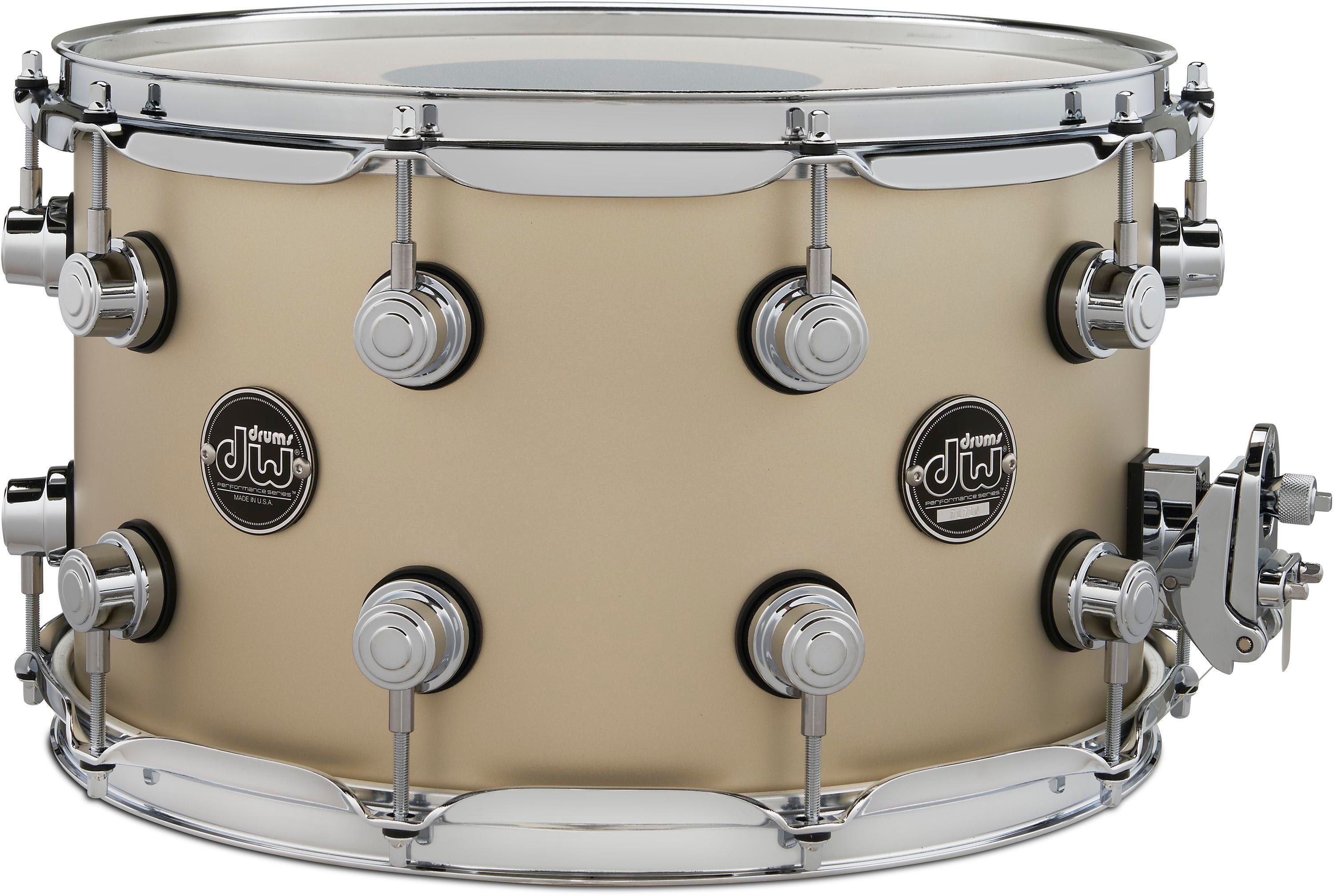DW Performance Series Snare Drum - 8 inches x 14 inches, Gold Mist ...