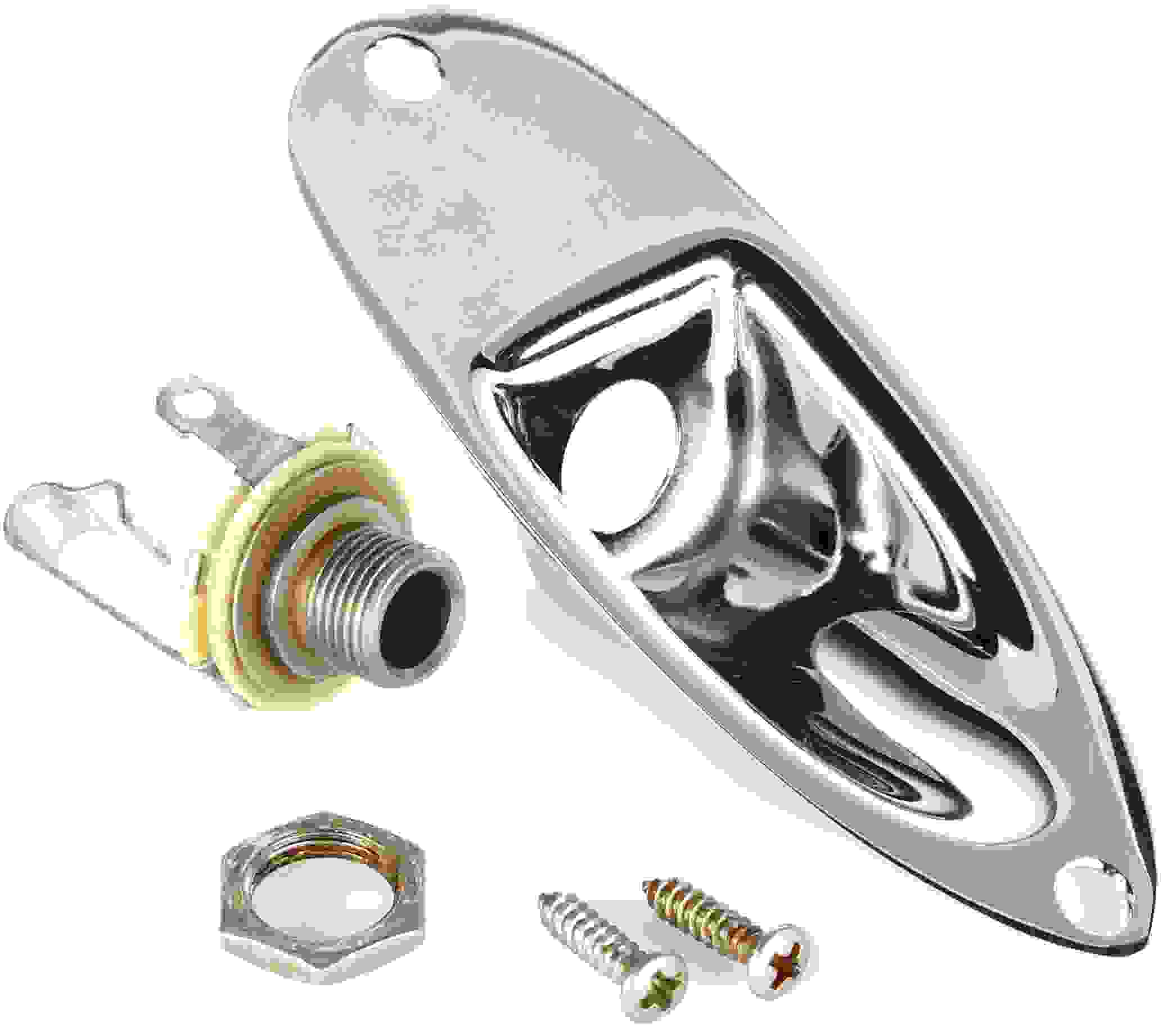 Fender Road Worn Stratocaster Jack Ferrule with Hardware | Sweetwater