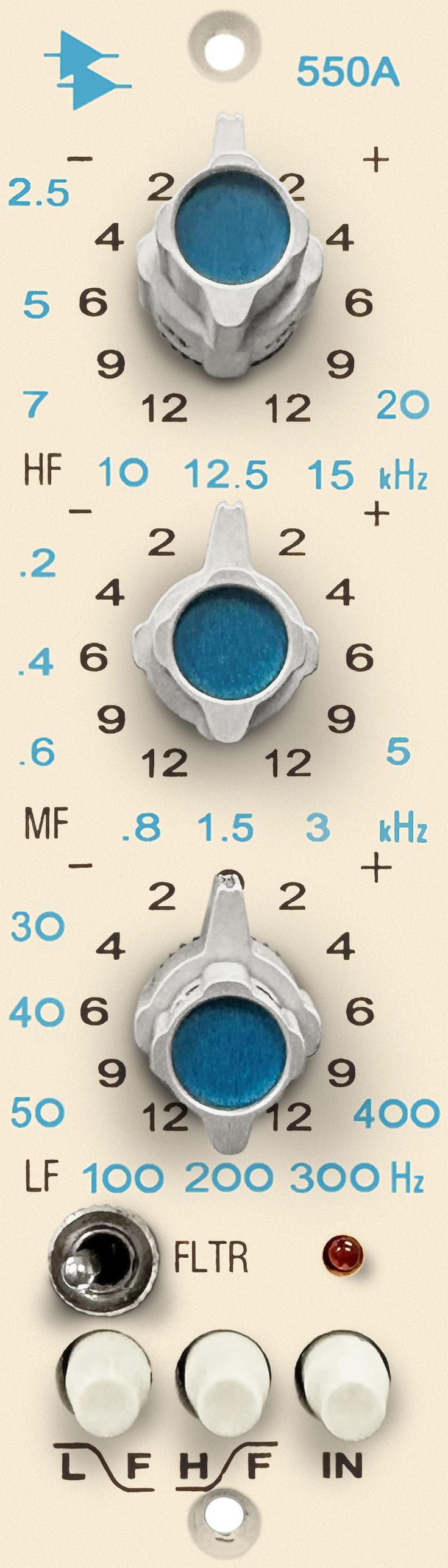 API 550A Special Edition 500 Series 3-band Equalizer | Sweetwater