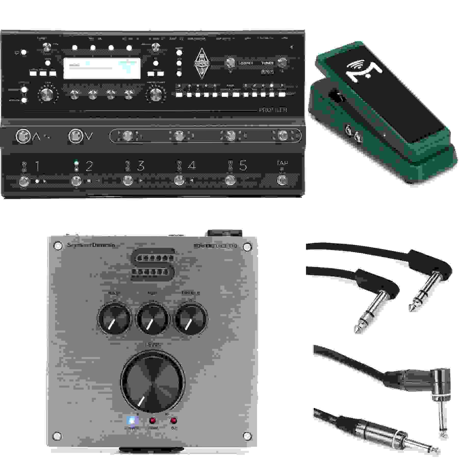 Kemper Profiler Stage Floorboard Amp Profiler and Seymour Duncan PowerStage 170 Bundle | Sweetwater