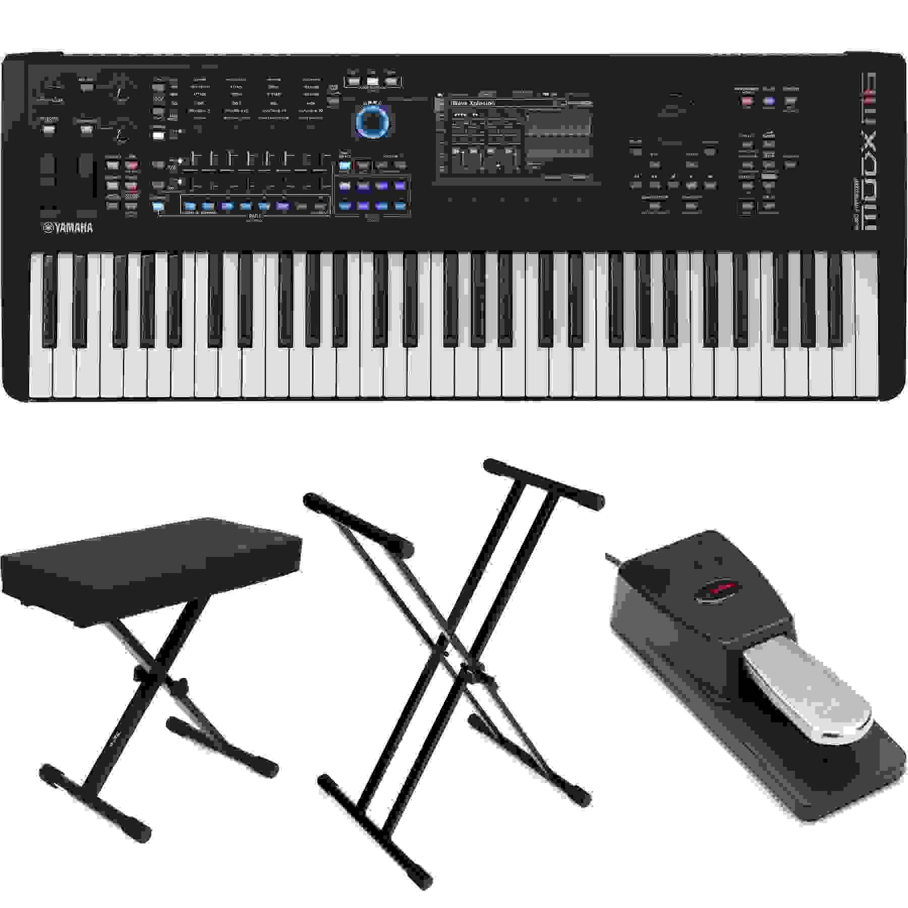 Yamaha MODX M6 61-key Performance Synthesizer Essentials Bundle ...