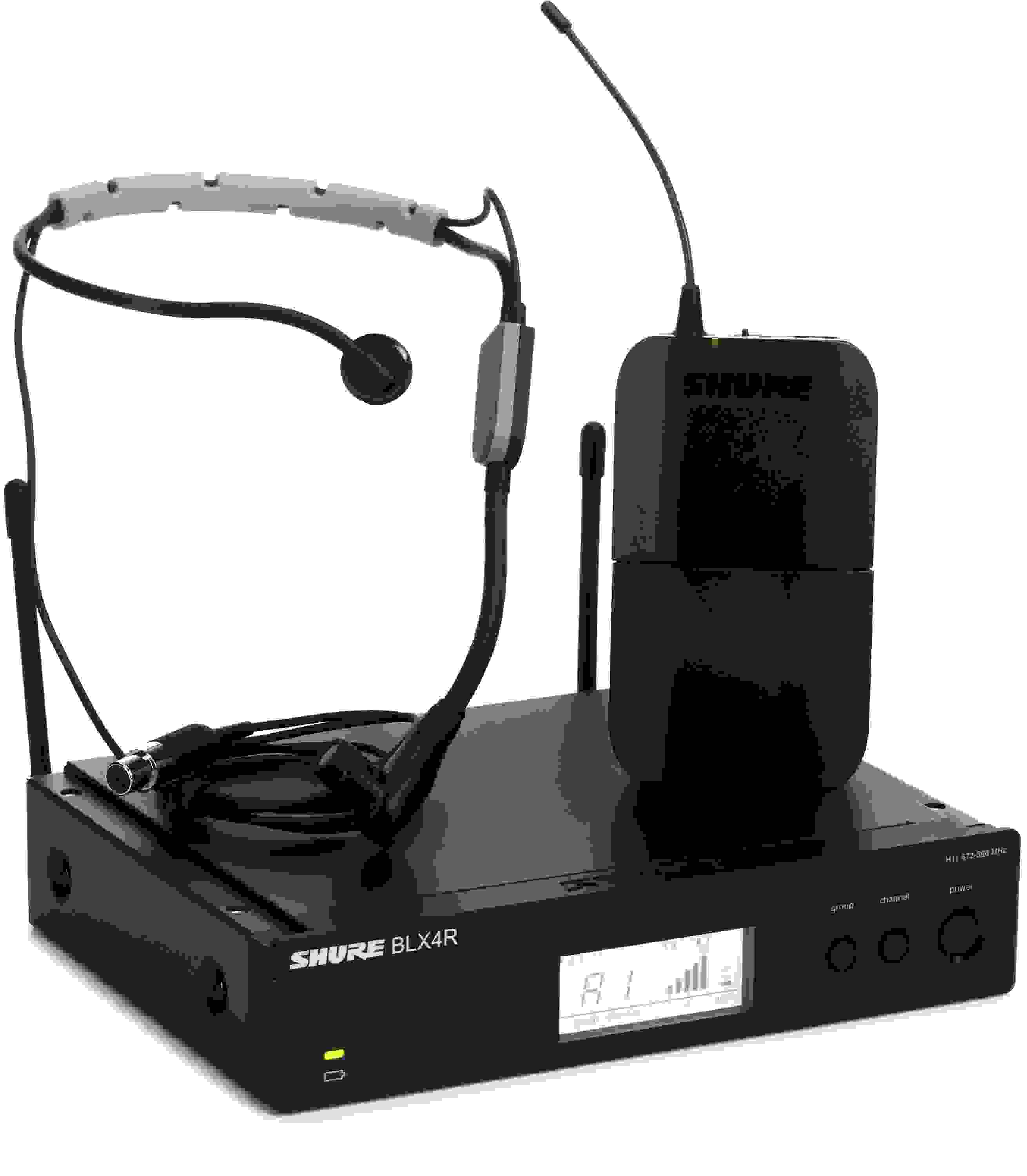 Shure BLX14R/SM35 Wireless Headworn Microphone System - H11 Band ...