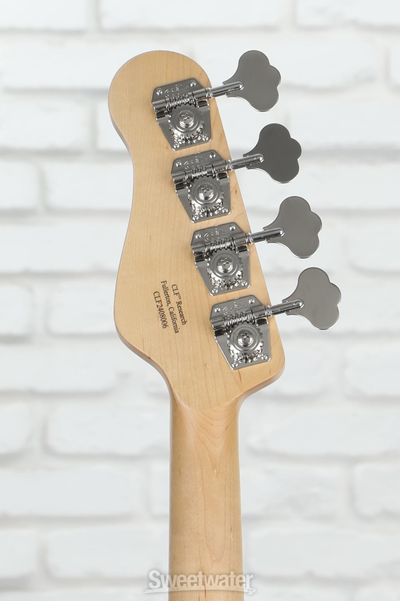 G&L CLF Research L-2000 Bass Guitar - Vintage Natural | Sweetwater