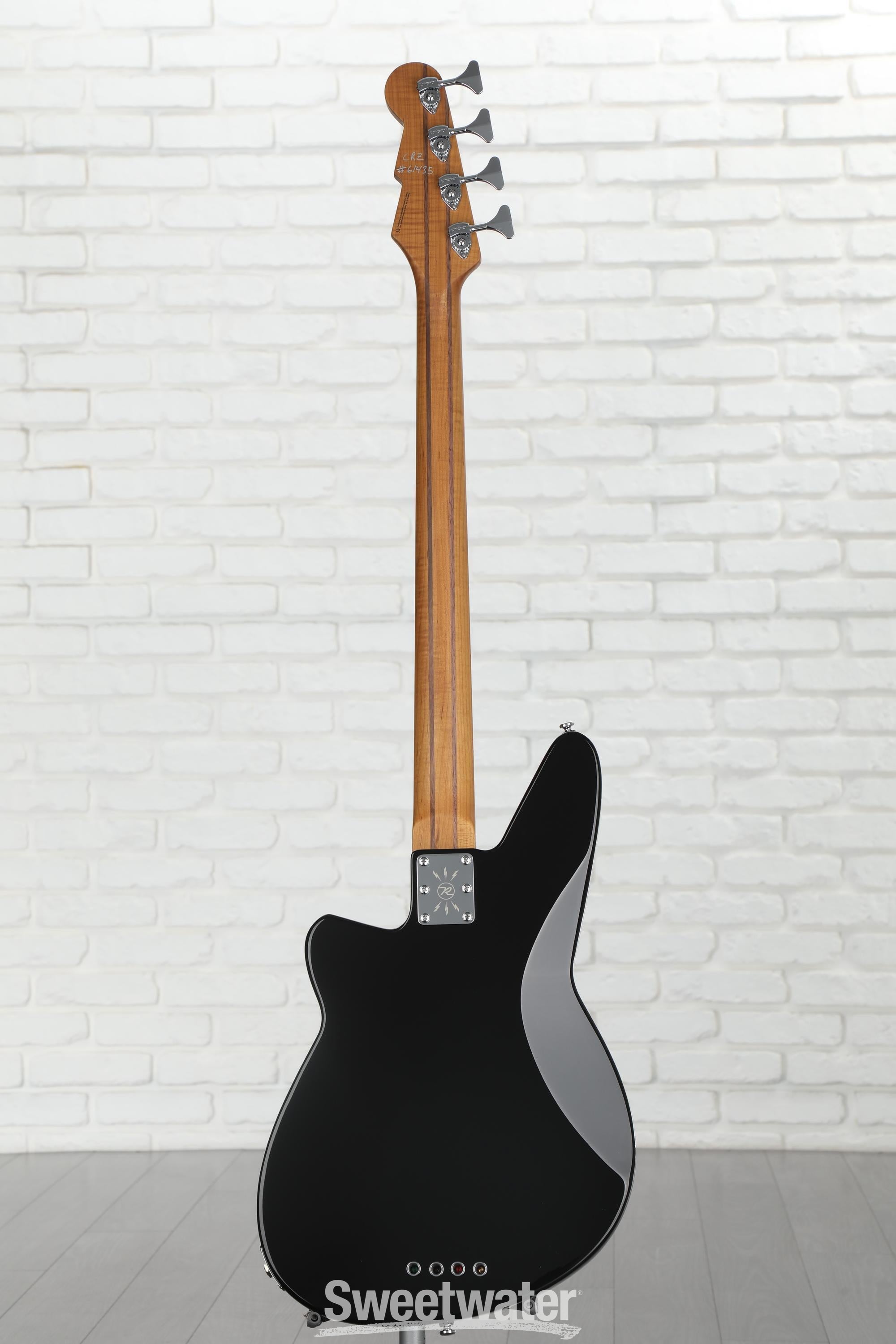 Reverend Decision P Electric Bass Guitar - Midnight Black, Maple ...