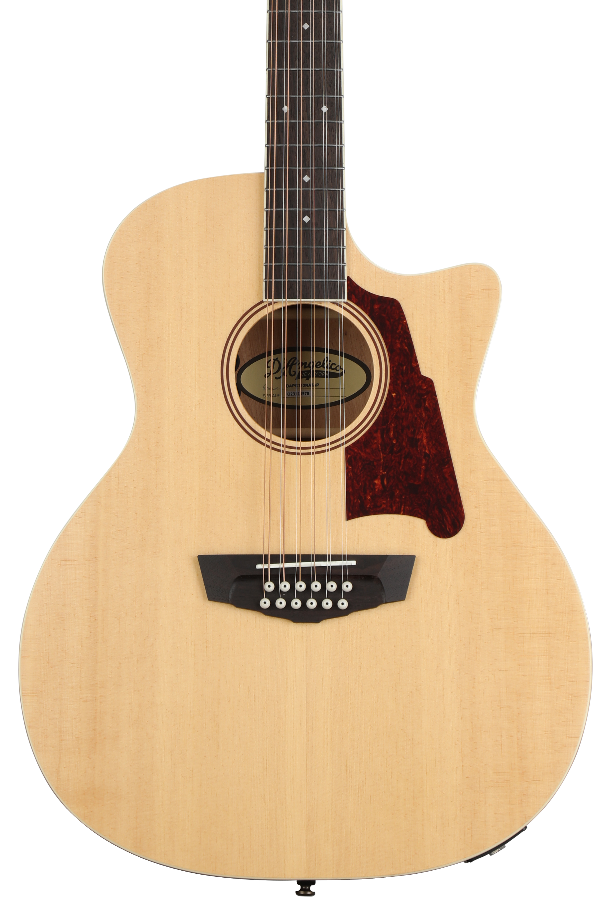 D'Angelico Premier Fulton 12-string Acoustic-electric Guitar - Natural ...