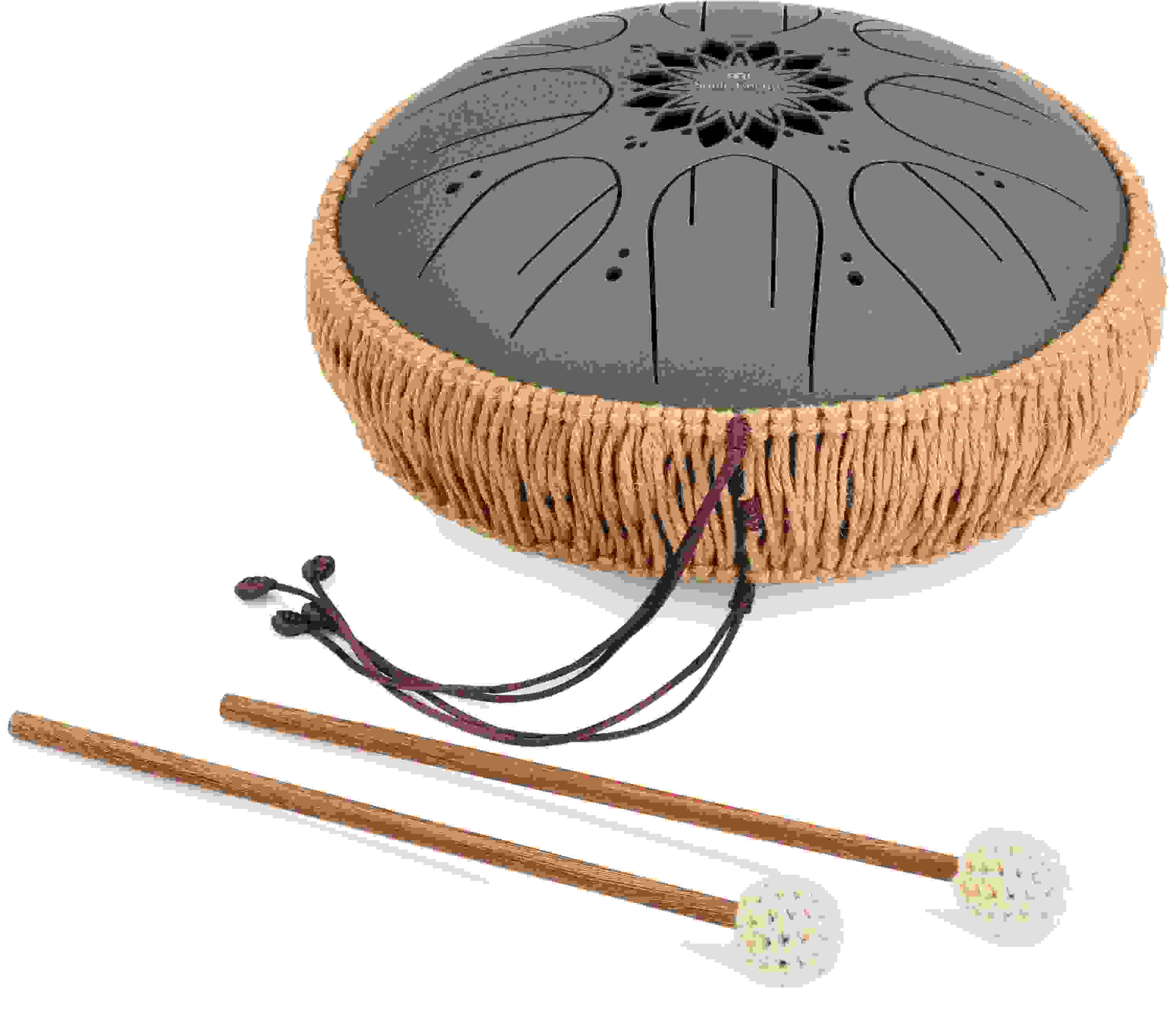 Meinl Sonic Energy Medium Octave Steel Tongue Drum, F# Minor - 10 inch, Green | Sweetwater