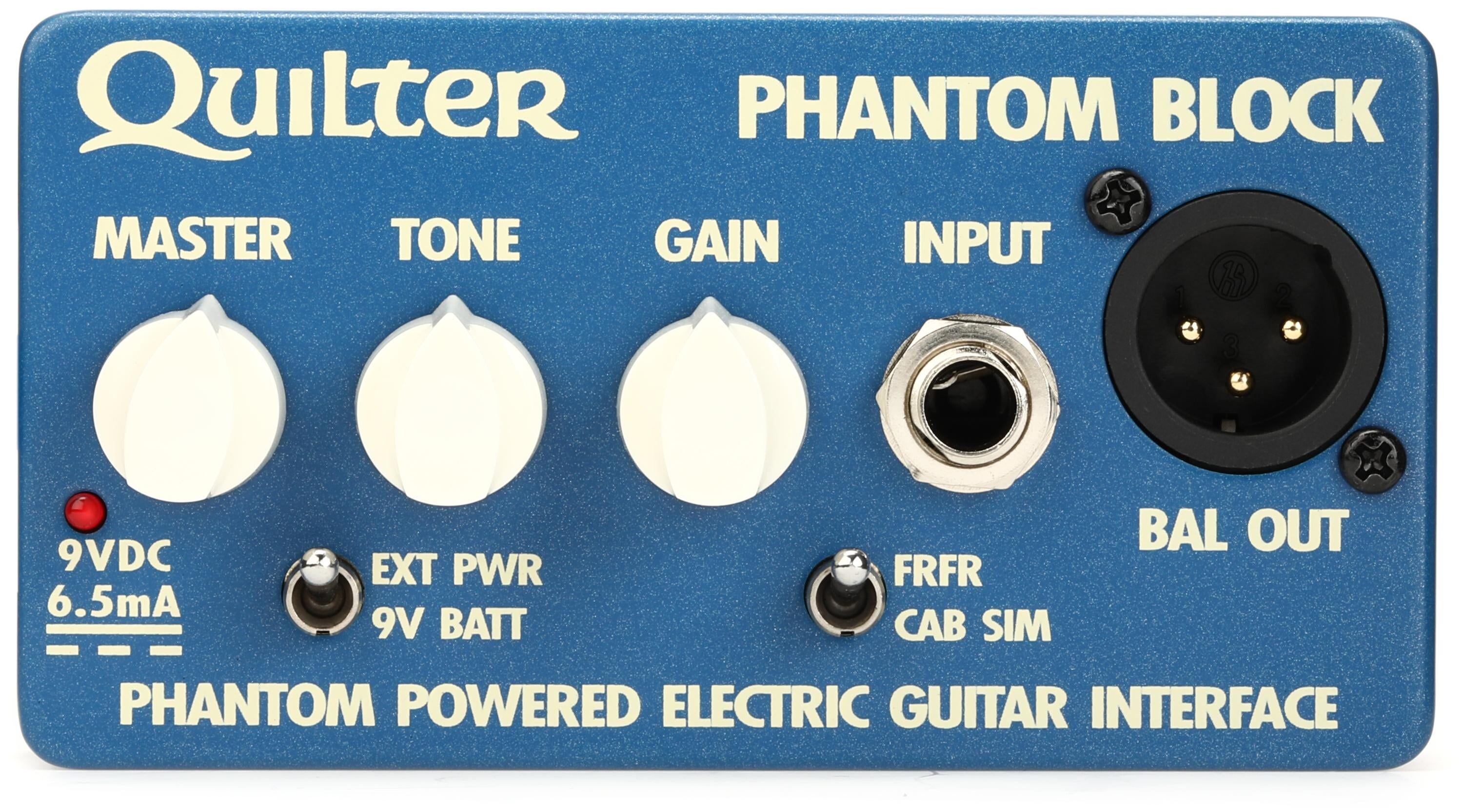 Quilter Labs Phantom Block Phantom Powered Electric Guitar Interface ...