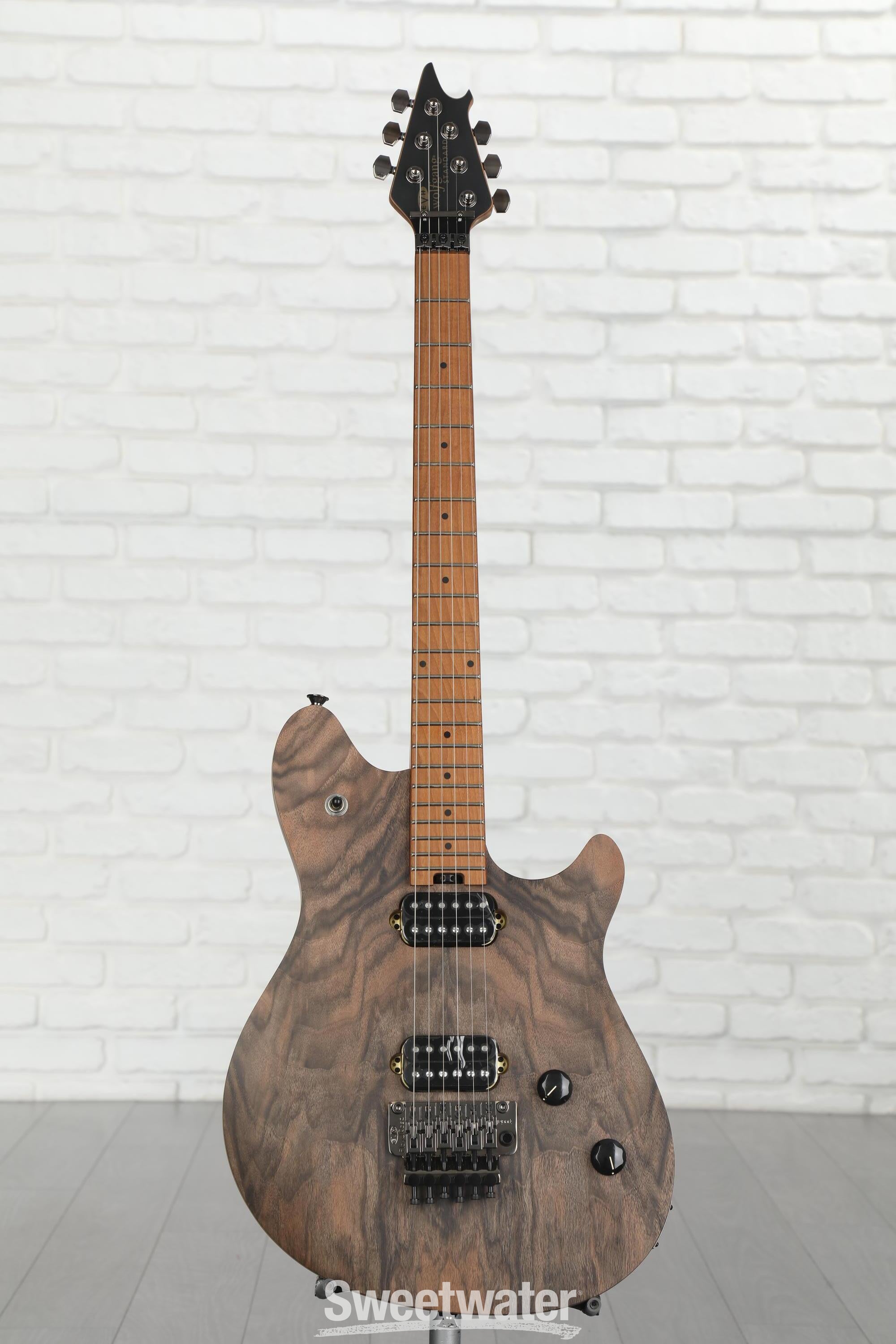 EVH Wolfgang Standard Exotic Black Walnut Electric Guitar - Natural | Sweetwater