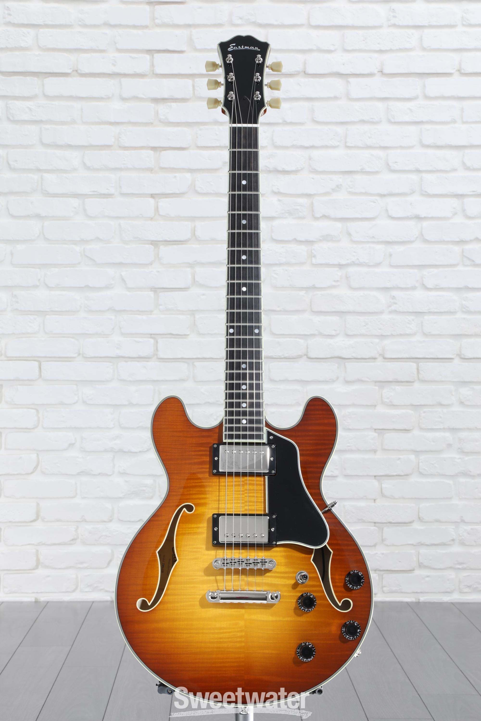Eastman Guitars T484-GB Thinline Semi-hollowbody Electric Guitar ...