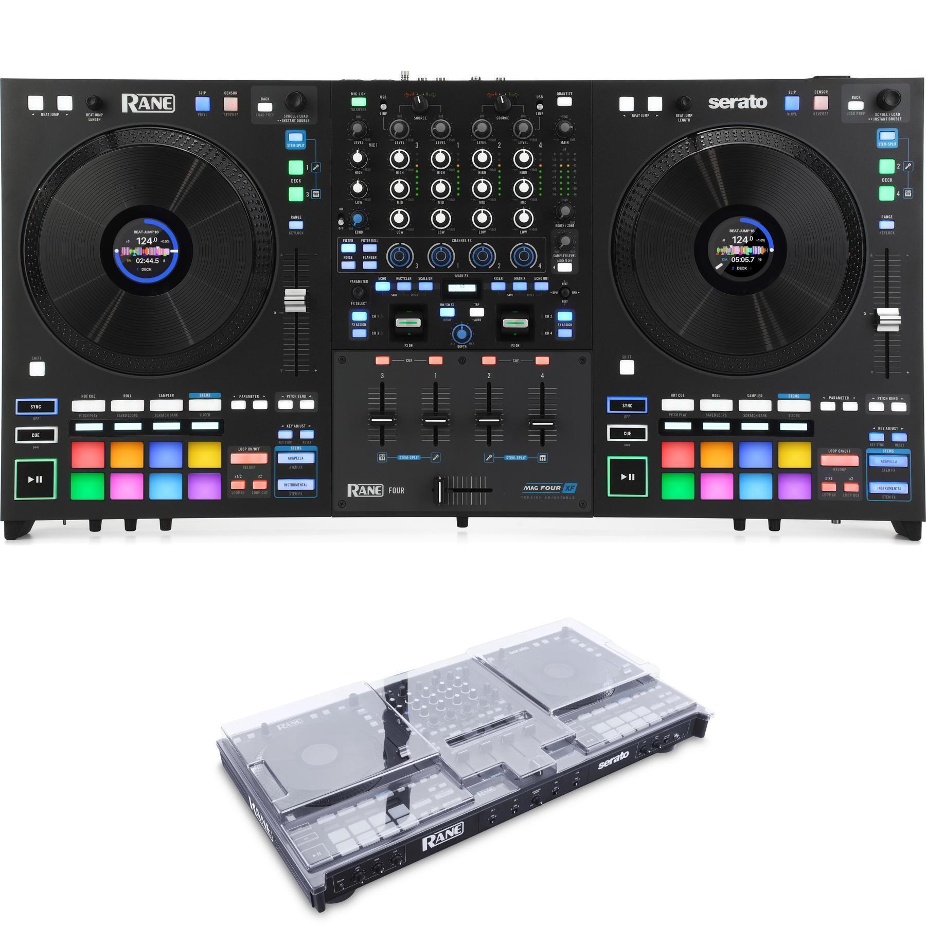 Rane Four 4-channel DJ Controller with Decksaver | Sweetwater